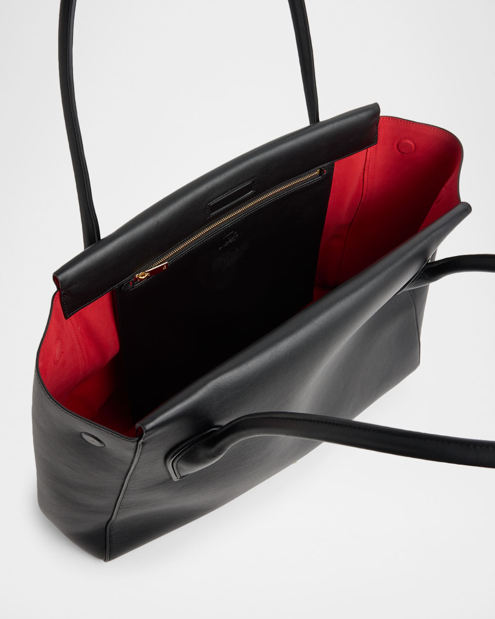 Christian Louboutin Venus East-West Calf Leather Tote Bag | Neiman Marcus