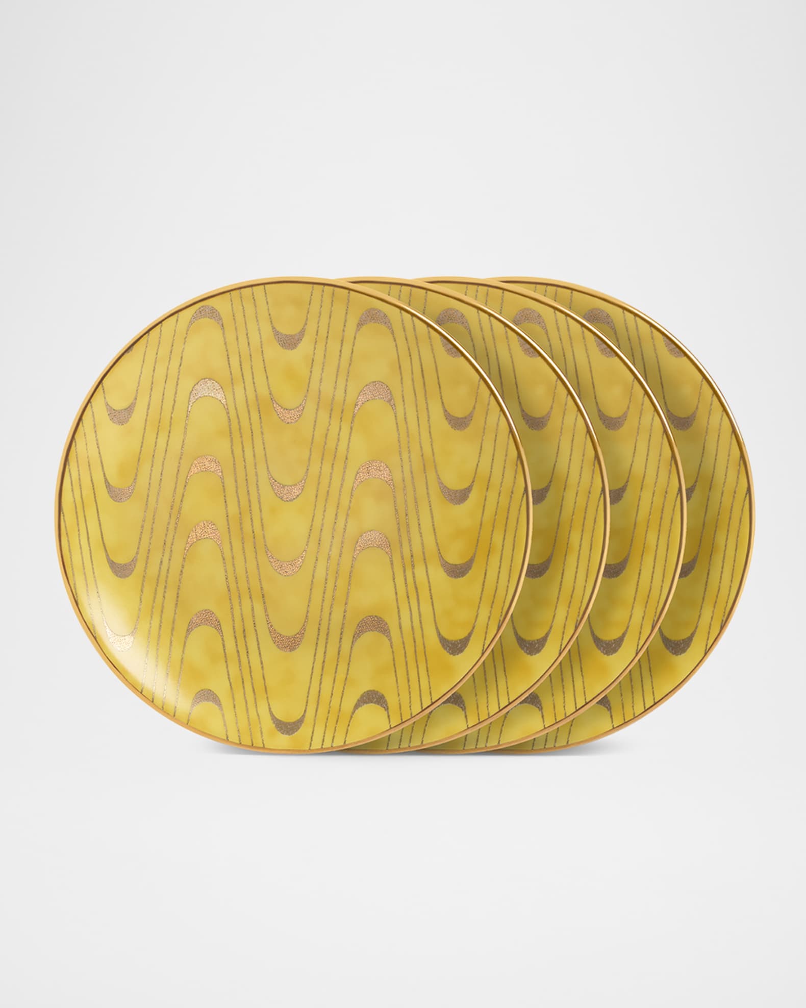 L'Objet x Fortuny Apollo Canape Plates, Set of 4 | Neiman Marcus