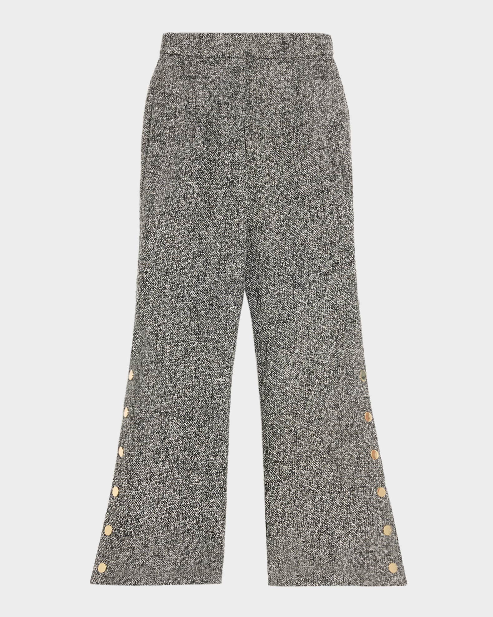 Toccin Gracie Button Wide-Leg Pants | Neiman Marcus