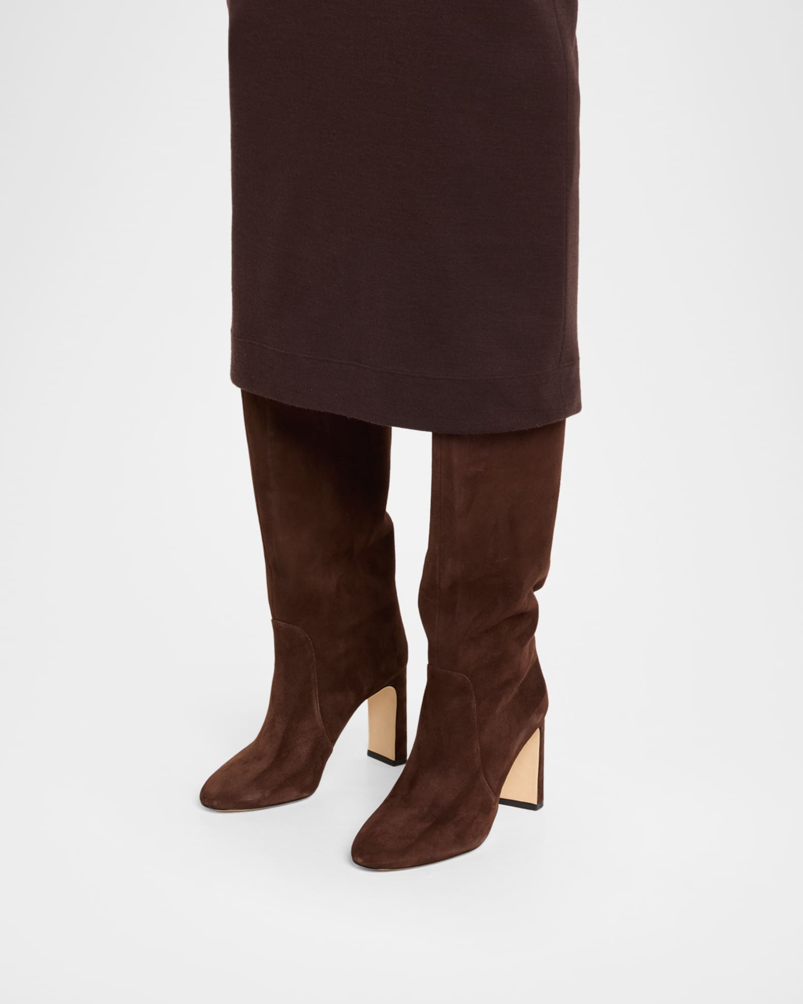 Stuart Weitzman Babette Tubo Suede Over-The-Knee Boots | Neiman Marcus