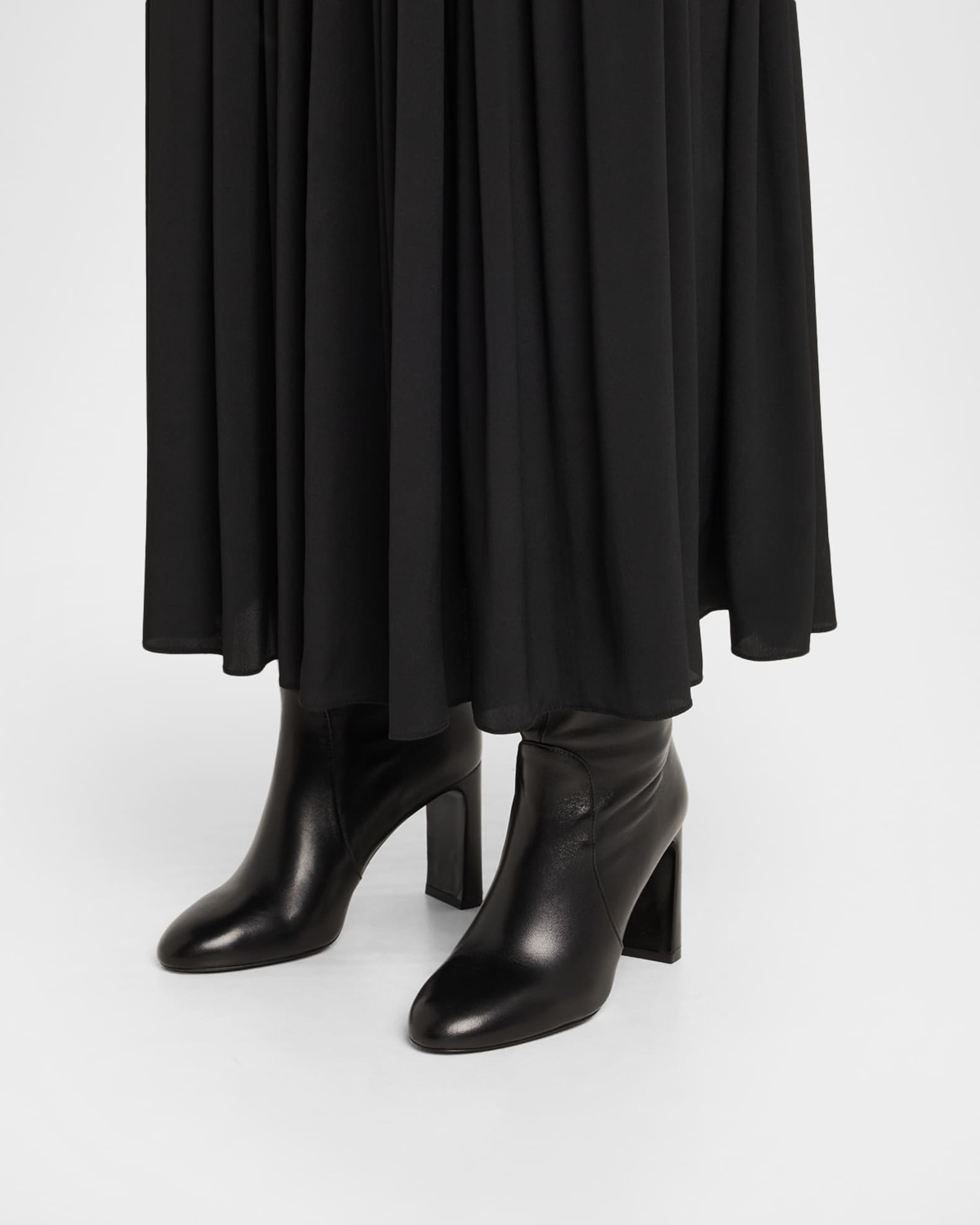 Stuart Weitzman Babette Tubo Leather Knee-High Boots | Neiman Marcus