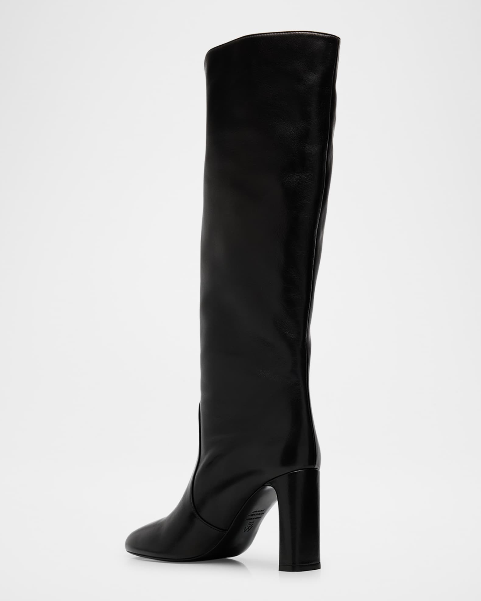 Stuart Weitzman Babette Tubo Leather Knee-High Boots | Neiman Marcus