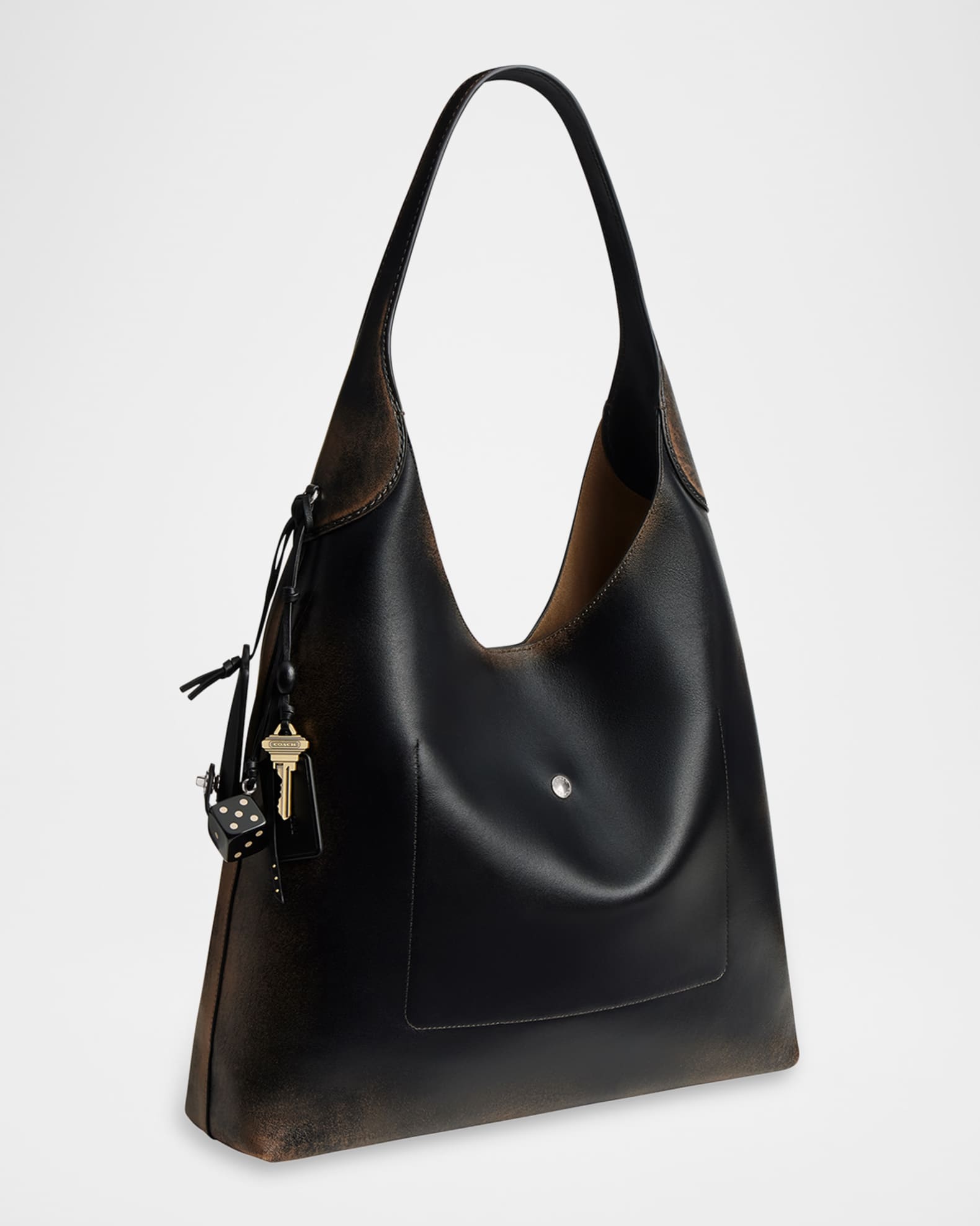 Coach Brooklyn 39 Loved Leather Shoulder Bag | Neiman Marcus