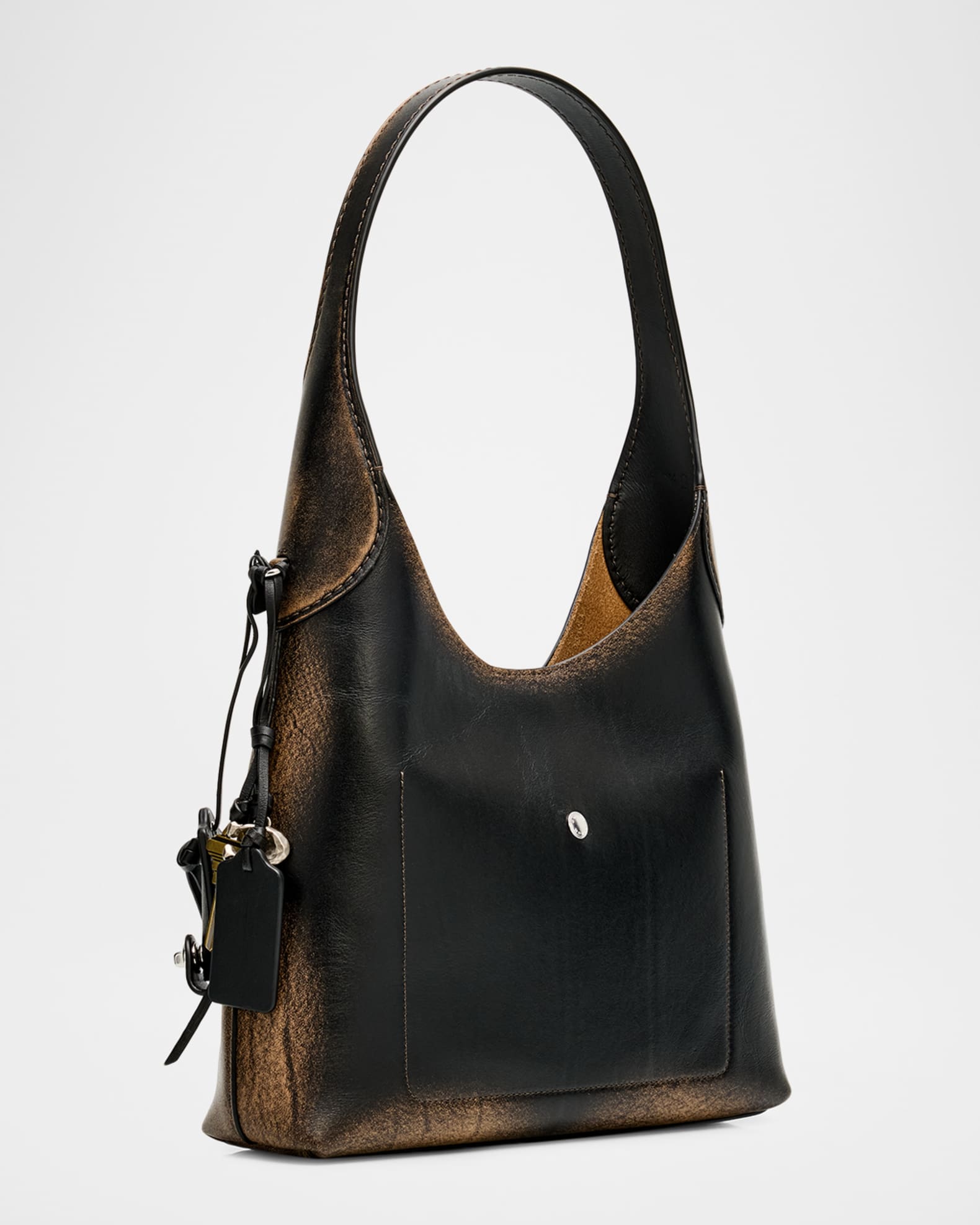 Coach Brooklyn 28 Loved Leather Shoulder Bag | Neiman Marcus
