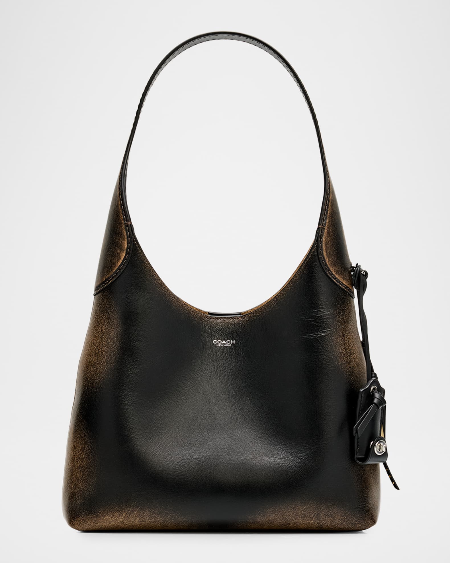 Coach Brooklyn 28 Loved Leather Shoulder Bag | Neiman Marcus