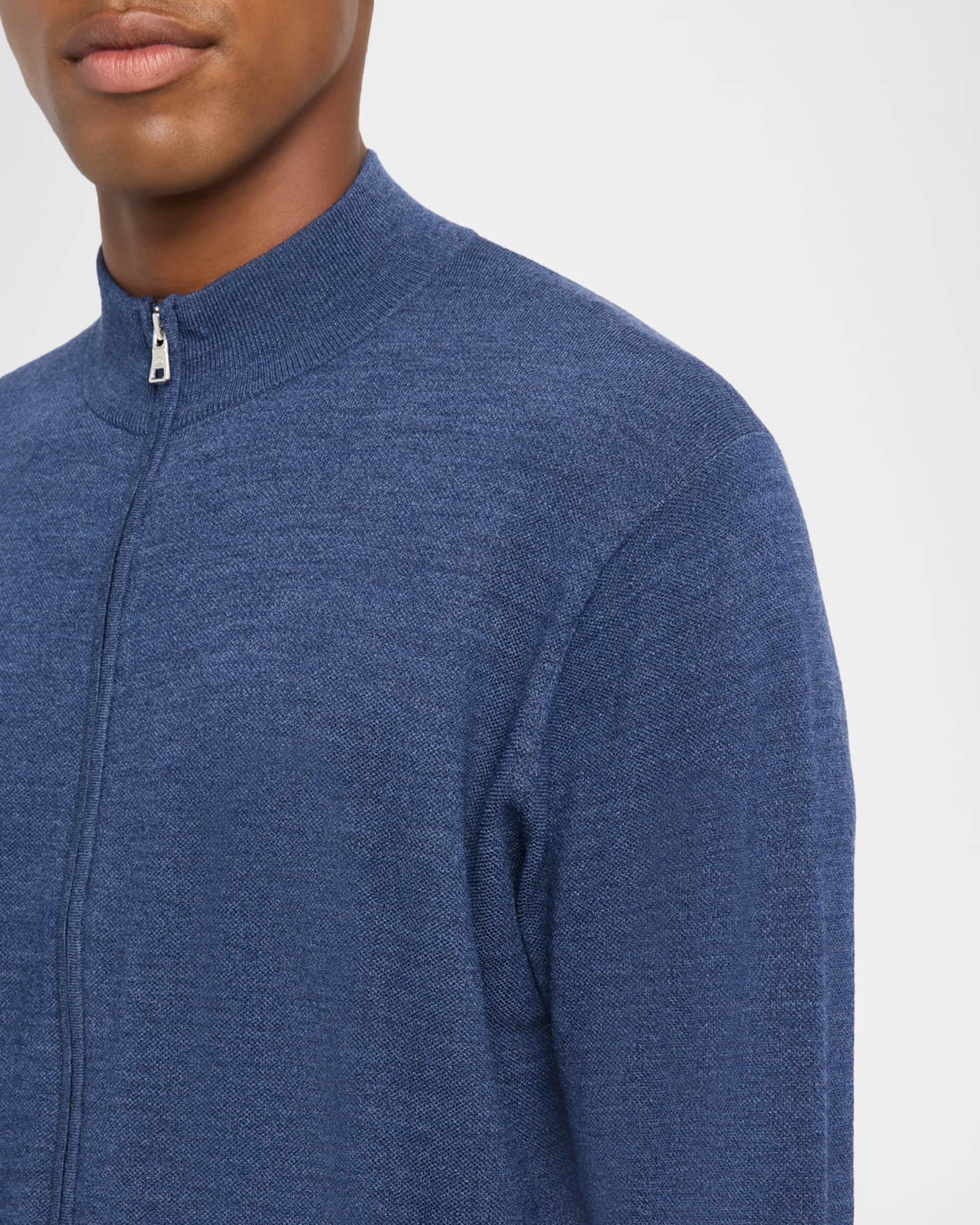 Peter Millar Men's Excursionist Flex Full-Zip Sweater | Neiman Marcus