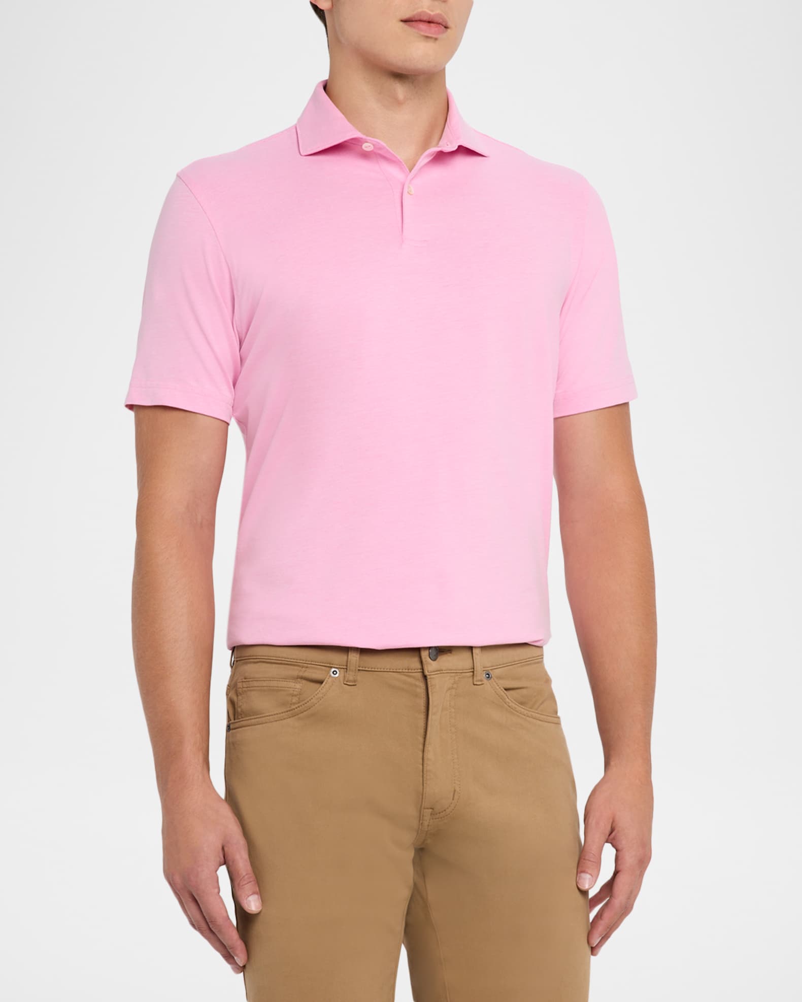 Peter Millar Men's Albatross Cotton Piqué Polo | Neiman Marcus