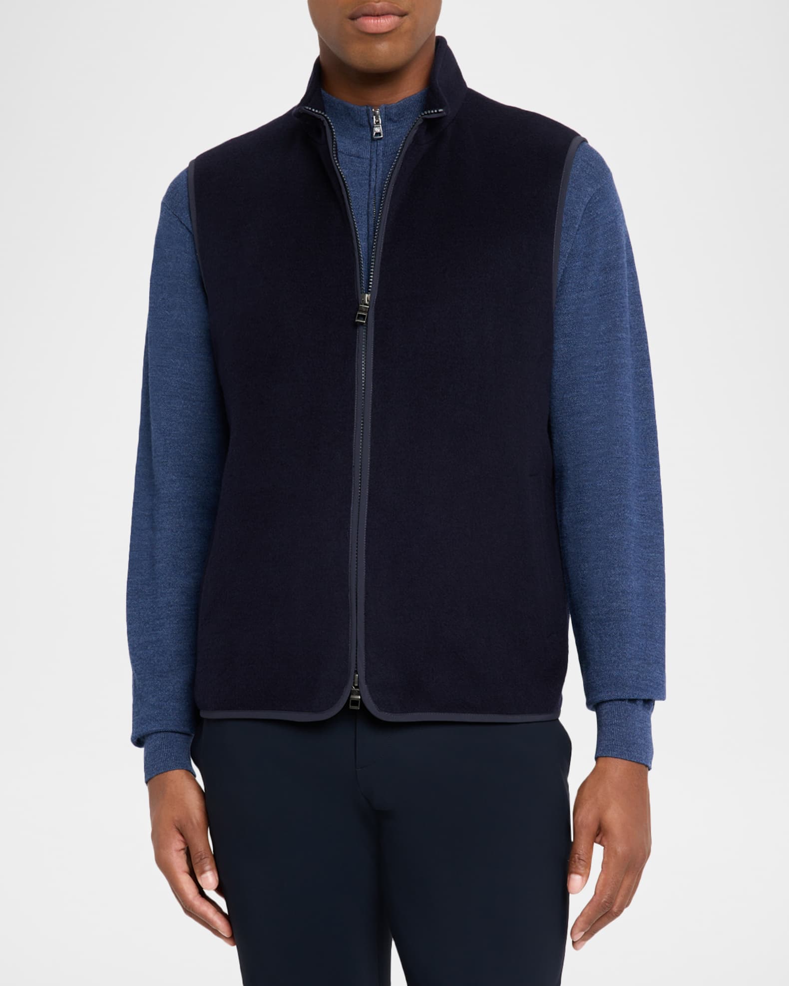 Peter Millar Men's Crown Flex Fleece Vest | Neiman Marcus