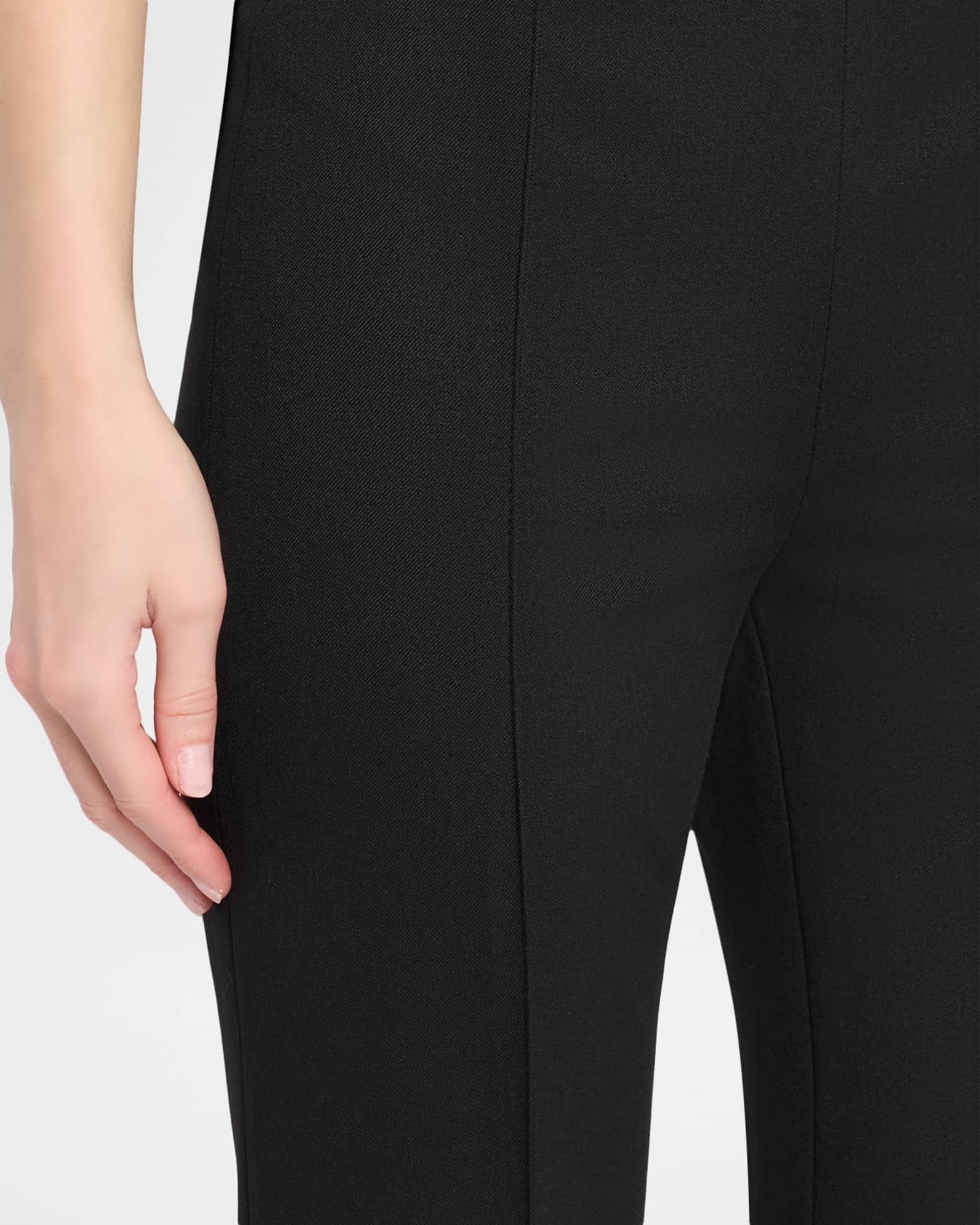 Smythe Pintuck Flare Pants | Neiman Marcus