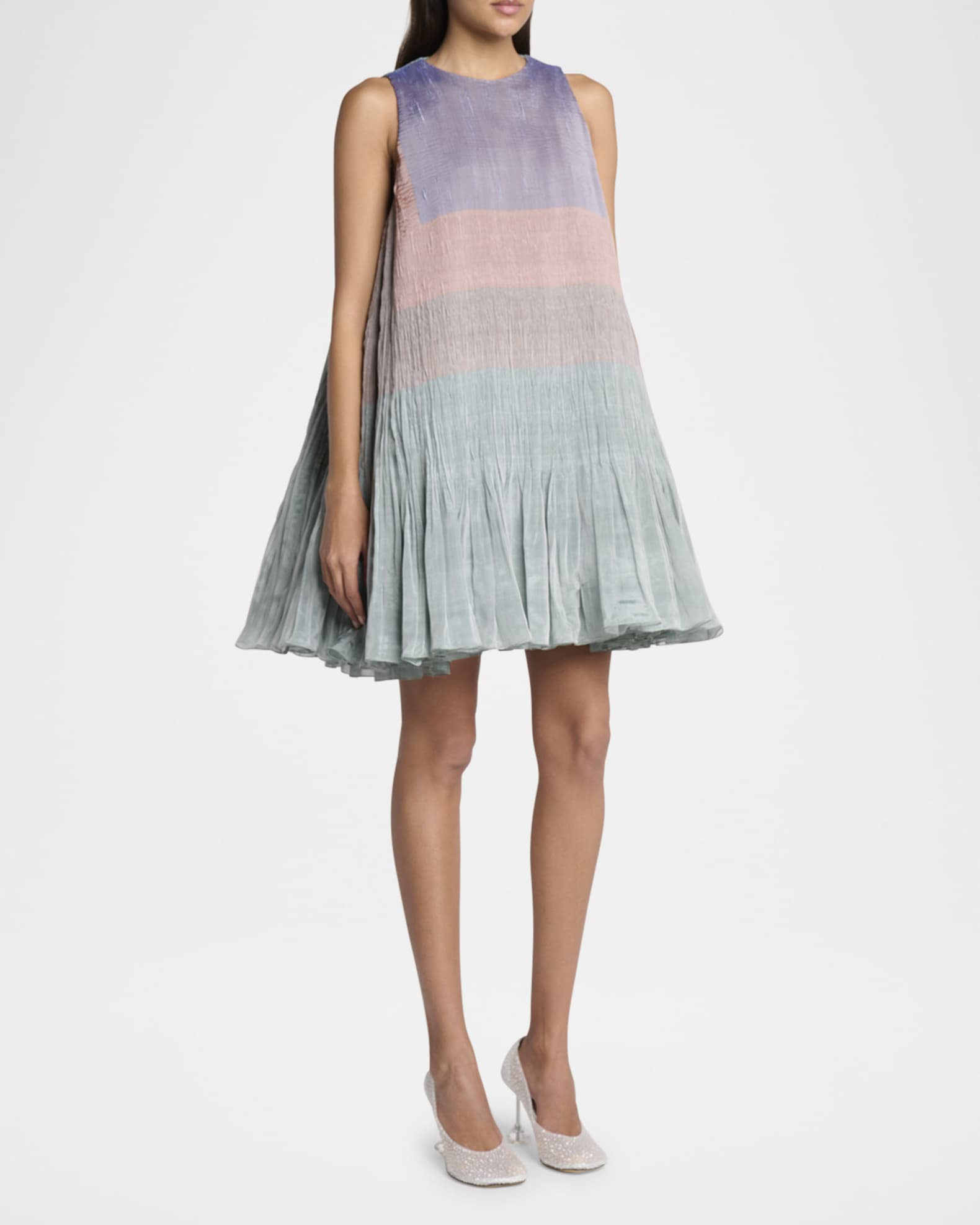 Loewe Toy Strass Mesh Pumps | Neiman Marcus