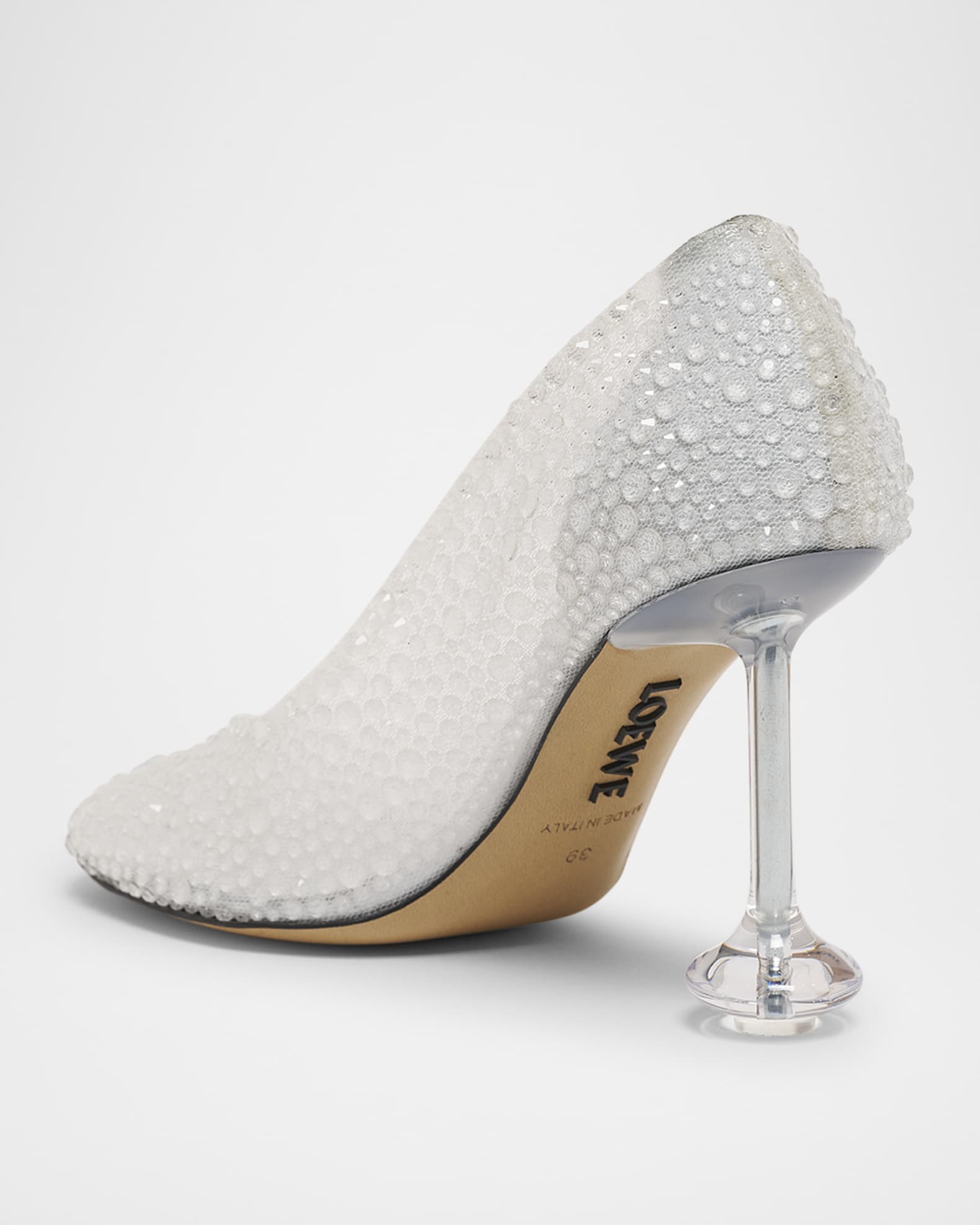 Loewe Toy Strass Mesh Pumps | Neiman Marcus