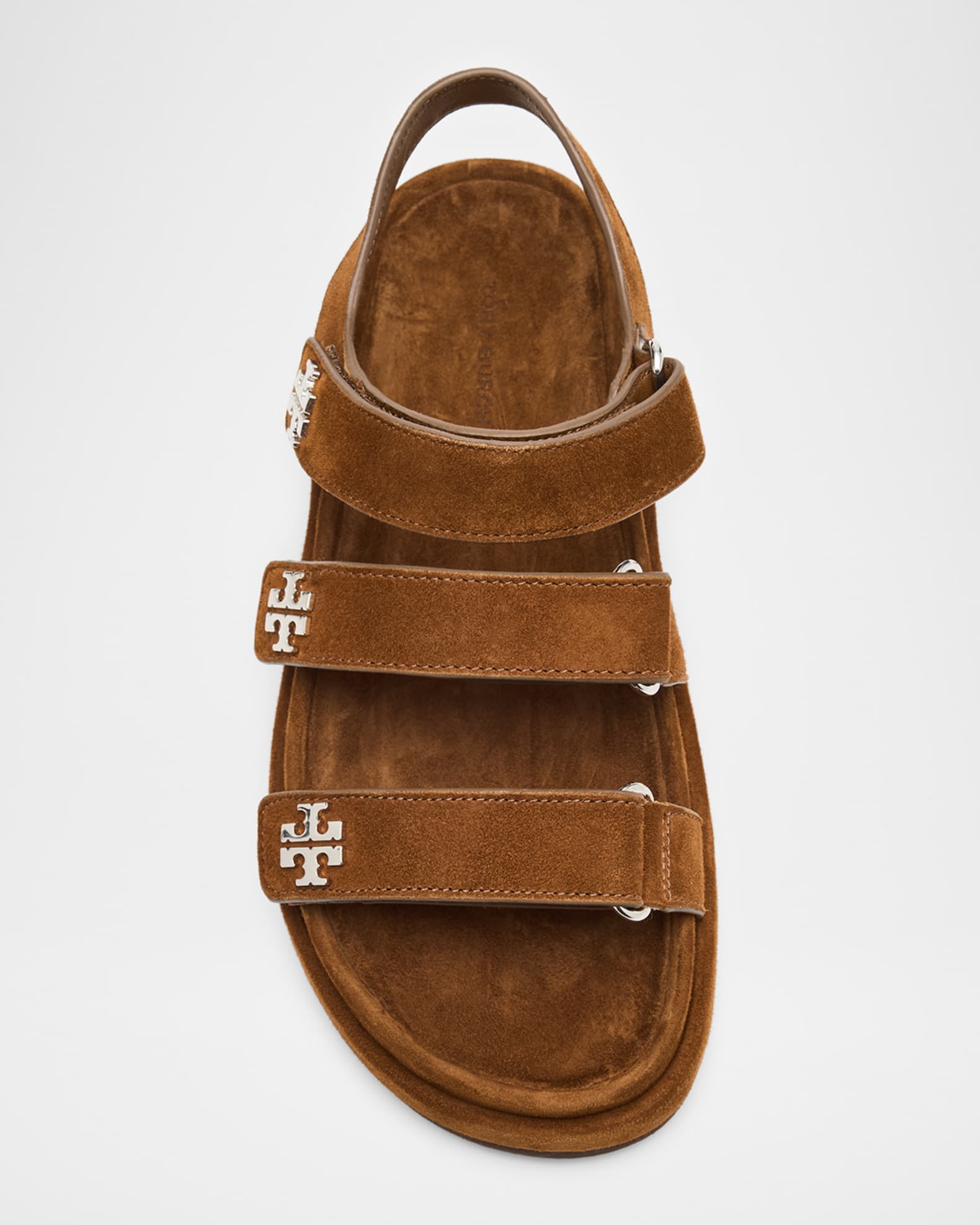 Kira Suede Sport Triple-Strap Sandals | Neiman Marcus
