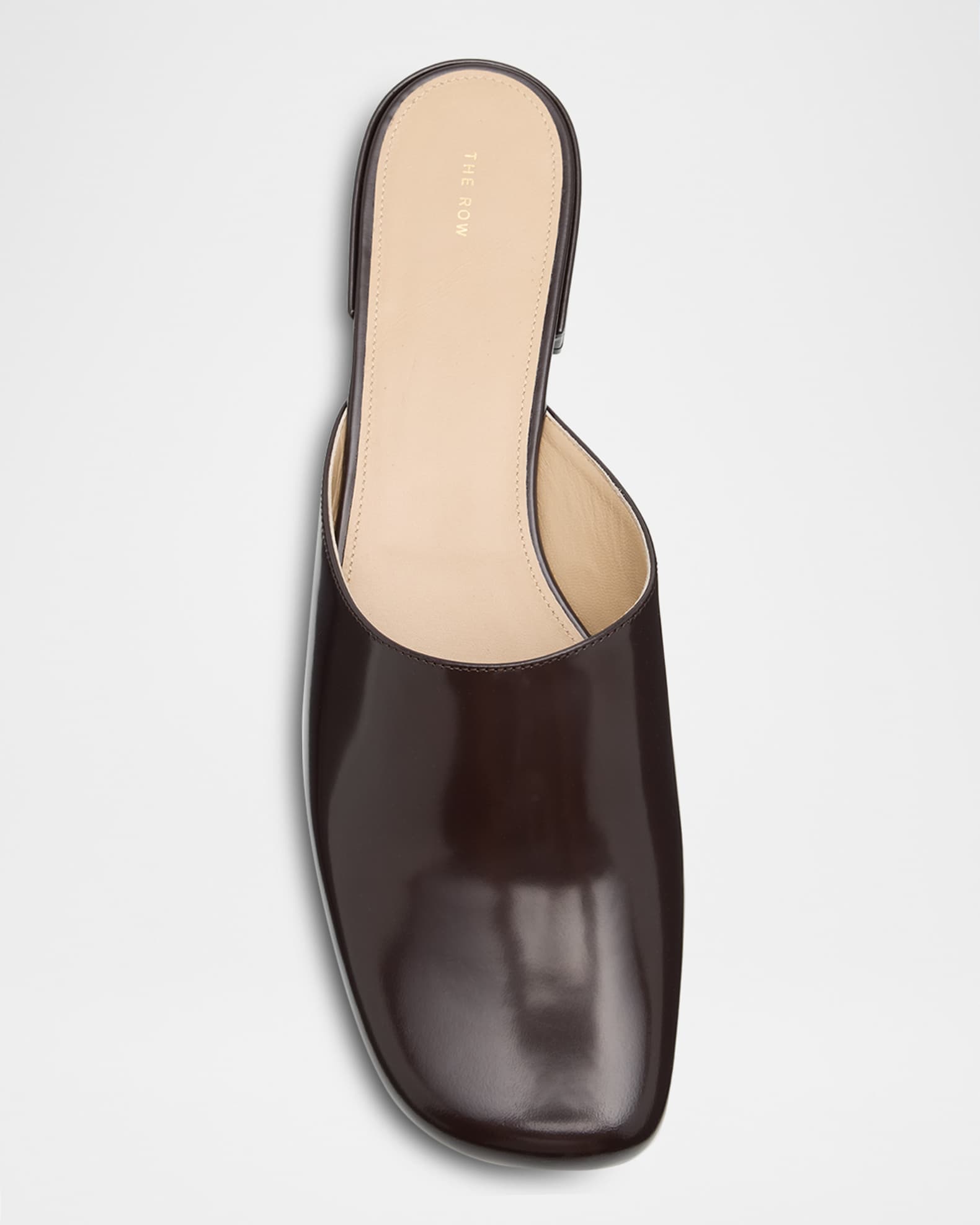THE ROW Penelope Leather Mules | Neiman Marcus