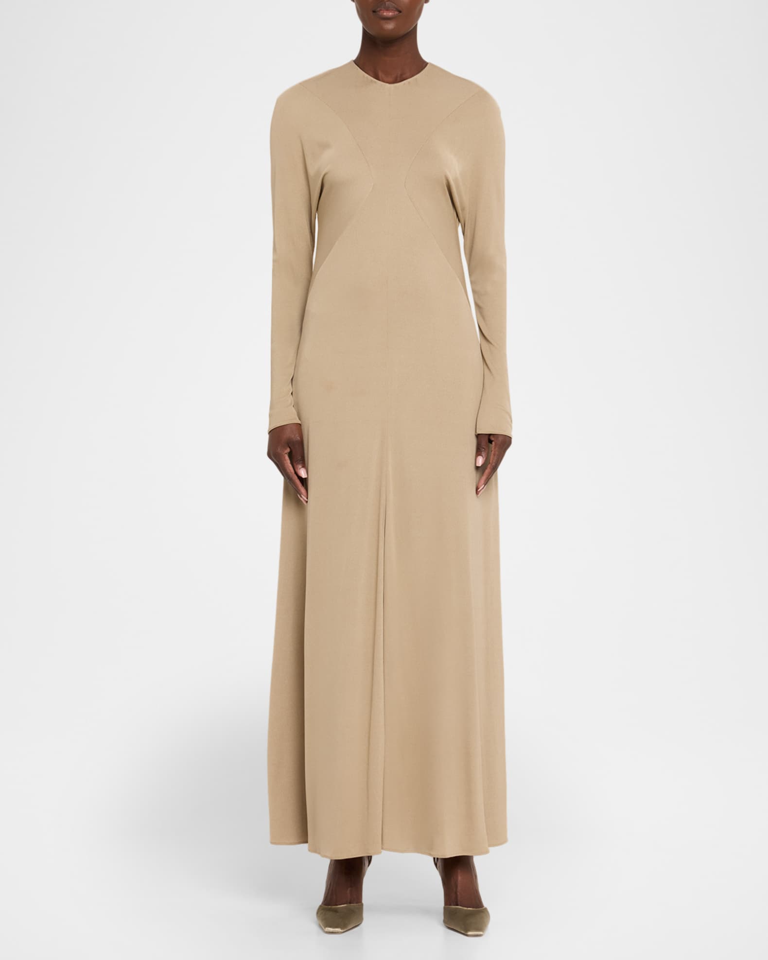 THE ROW Carla Velvet Ankle-Strap Pumps | Neiman Marcus