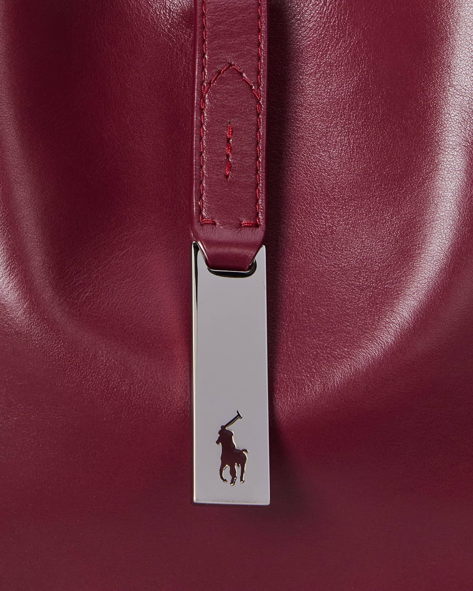 Polo Ralph Lauren Polo ID Small Sport Calf Leather Shoulder Bag ...