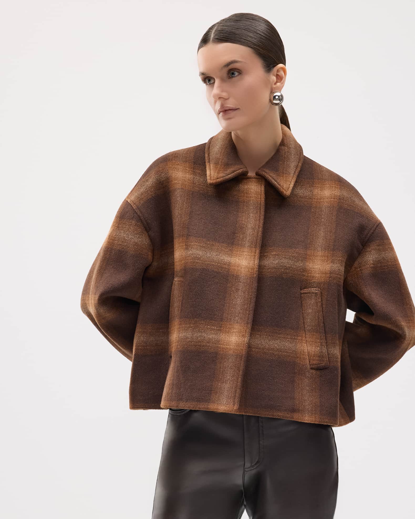 SIMKHAI Colby Plaid Jacket | Neiman Marcus