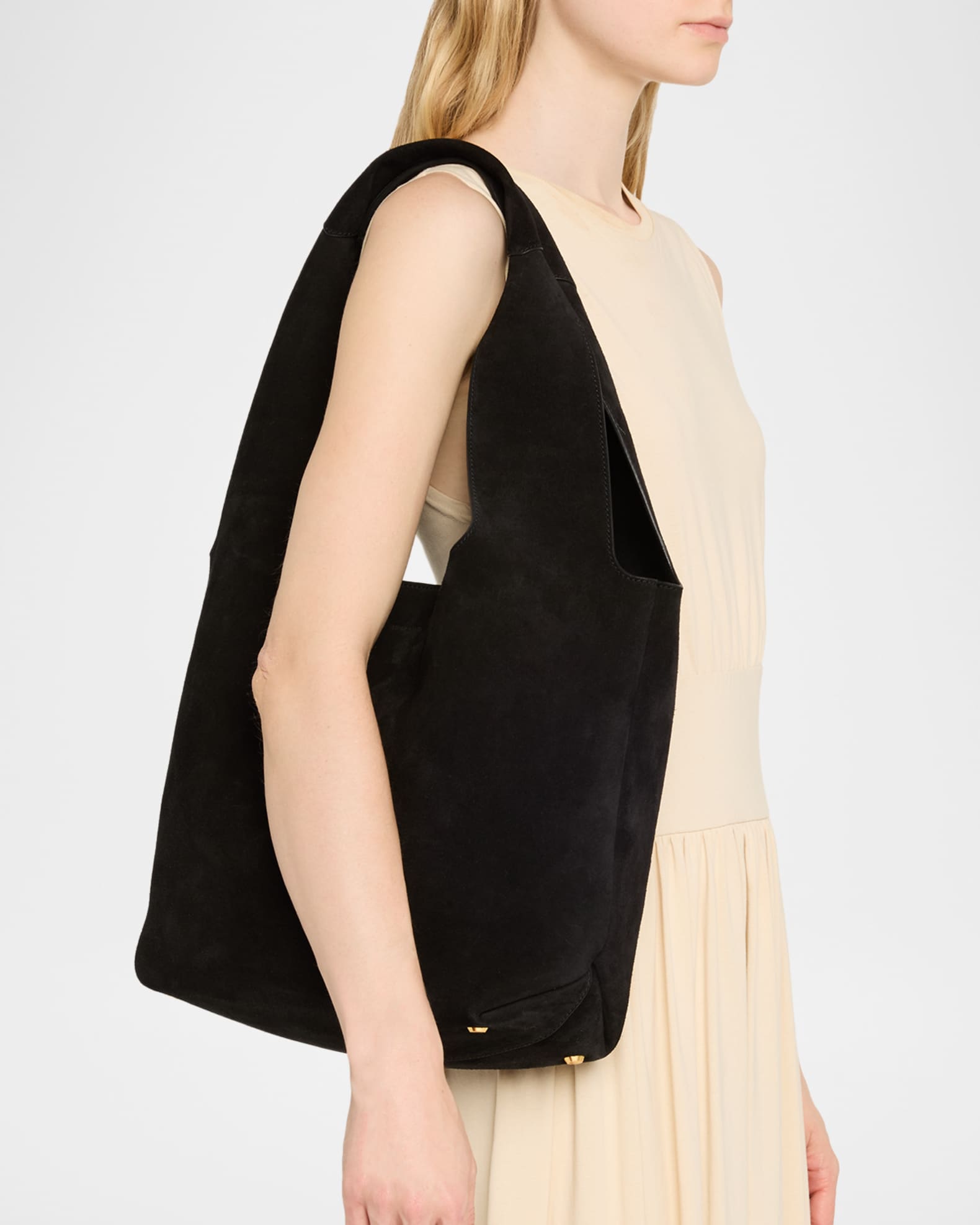 Veronica Beard Sling Suede Shoulder Bag | Neiman Marcus