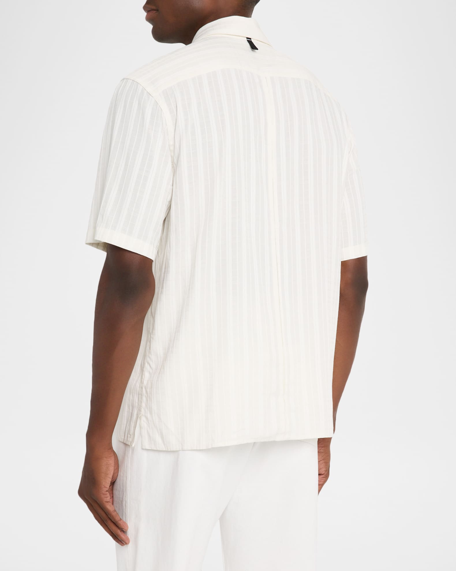 Rag & Bone Men's Dalton Plaid Jacquard Short-Sleeve Shirt | Neiman Marcus