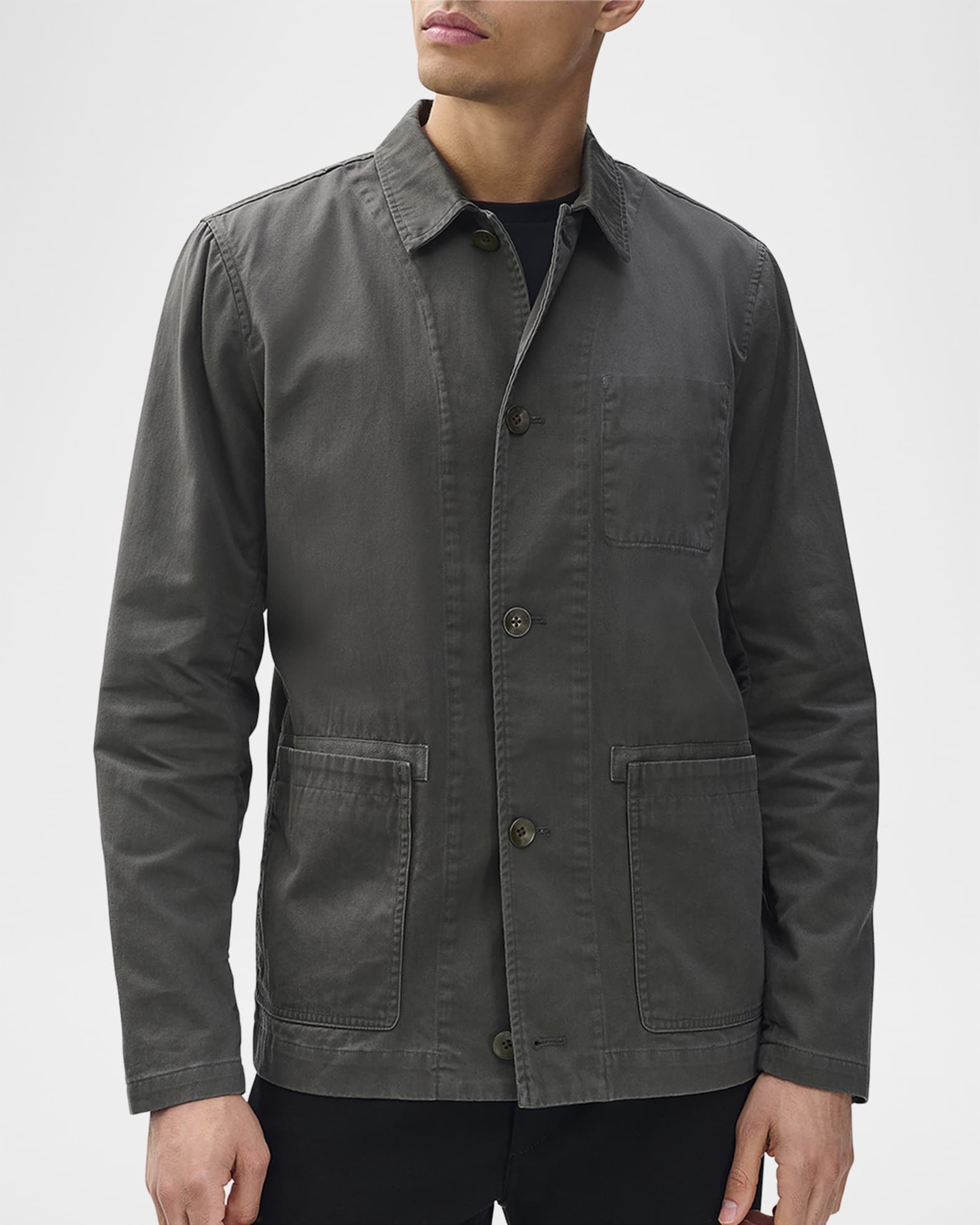 Rag & Bone Men's Evan Twill Chore Jacket | Neiman Marcus