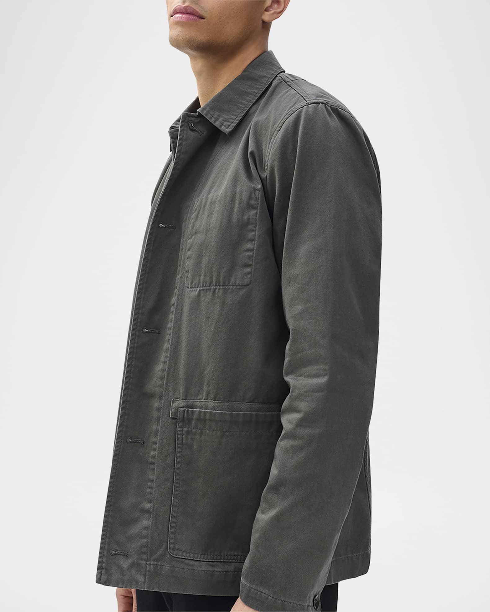 Rag & Bone Men's Evan Twill Chore Jacket | Neiman Marcus