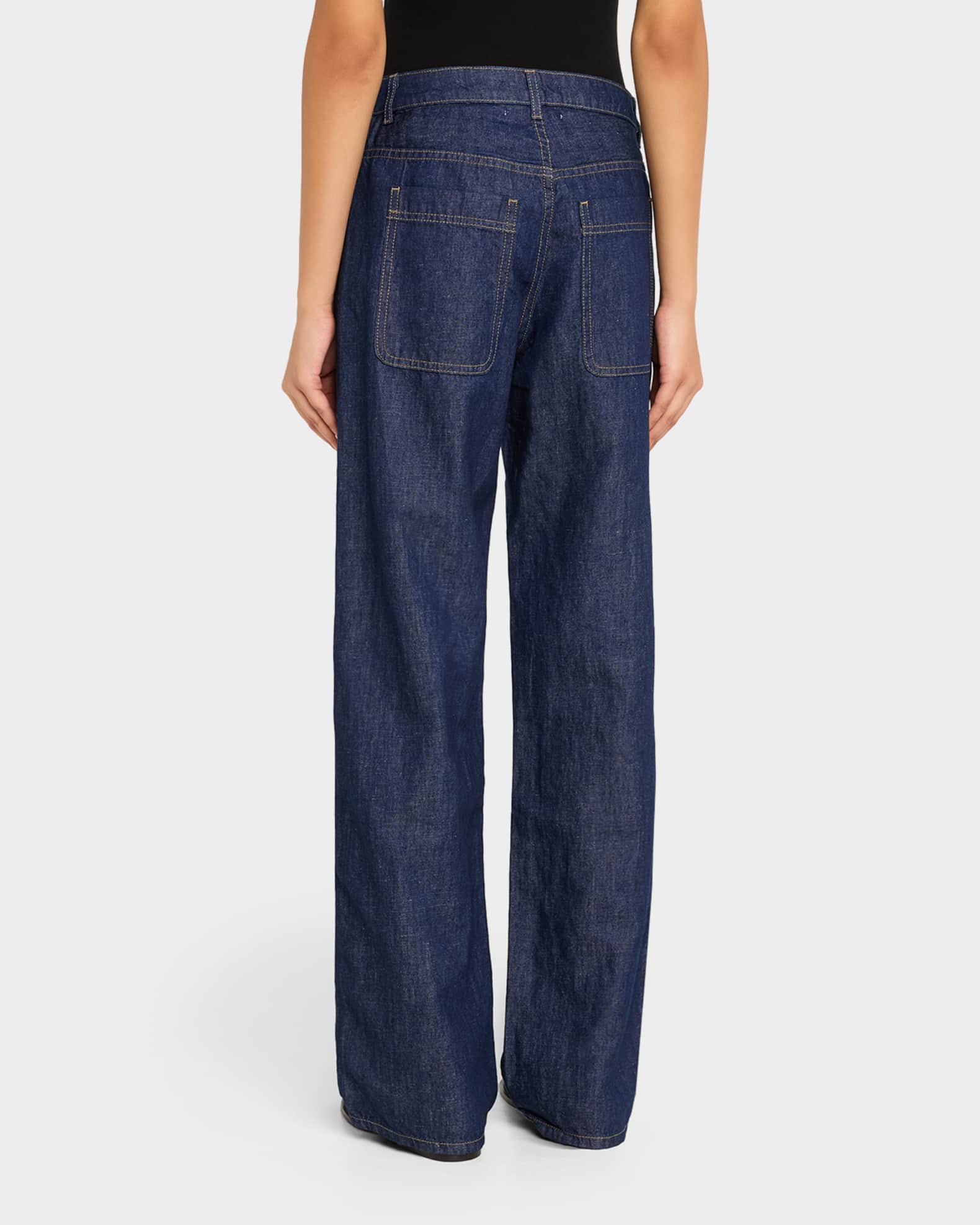 TWP Easy Boy Wide-Leg Jeans | Neiman Marcus