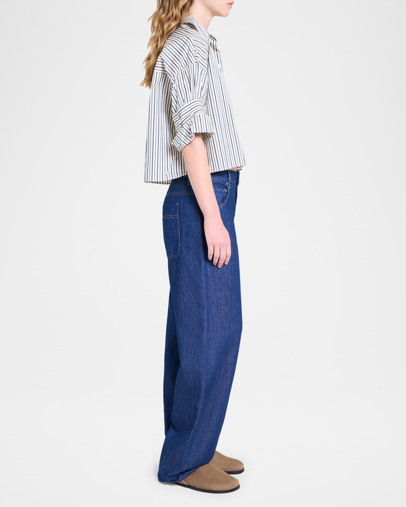 TWP Easy Boy Wide-Leg Jeans | Neiman Marcus