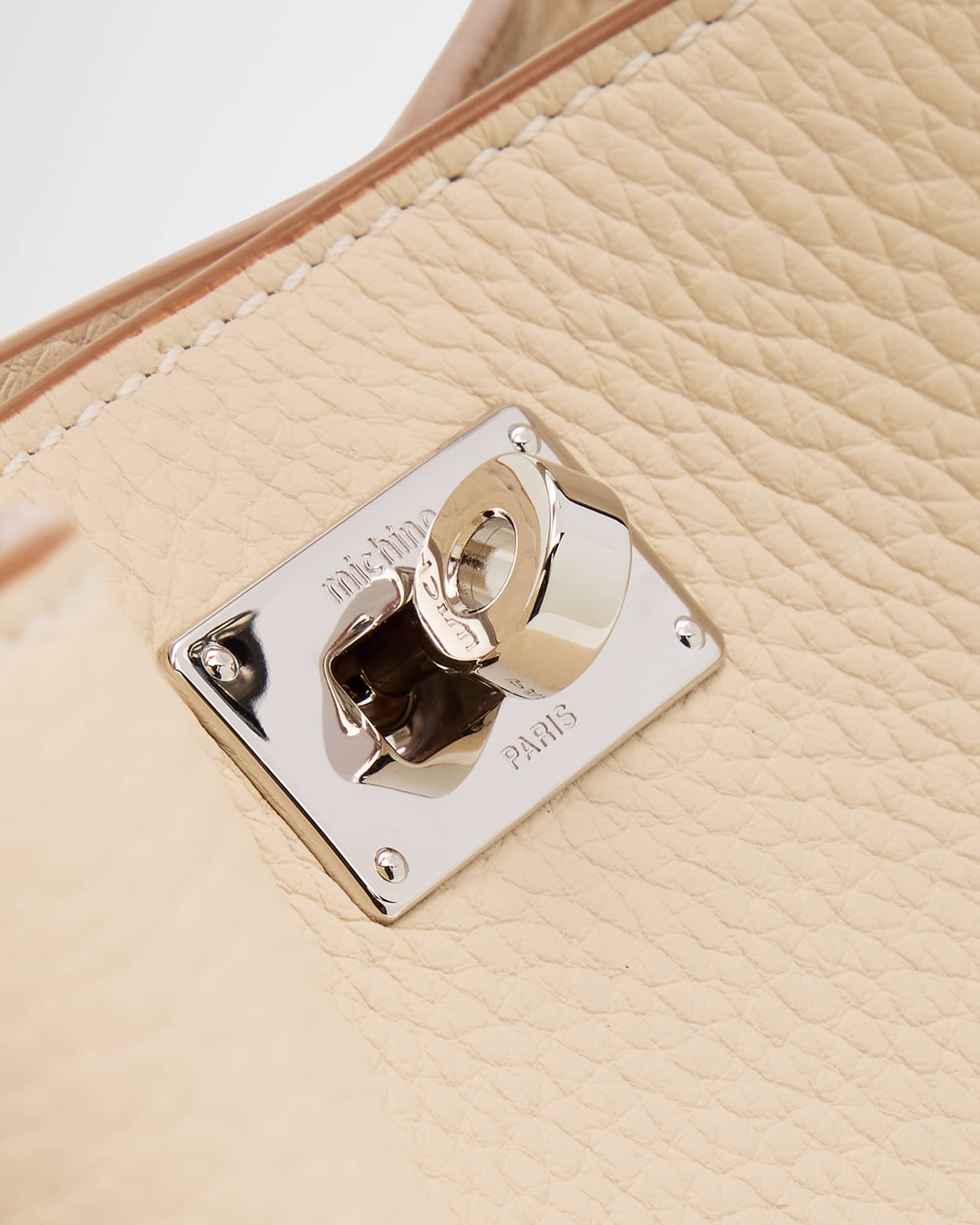 Michino Paris Odeon Mini Leather Bucket Bag | Neiman Marcus