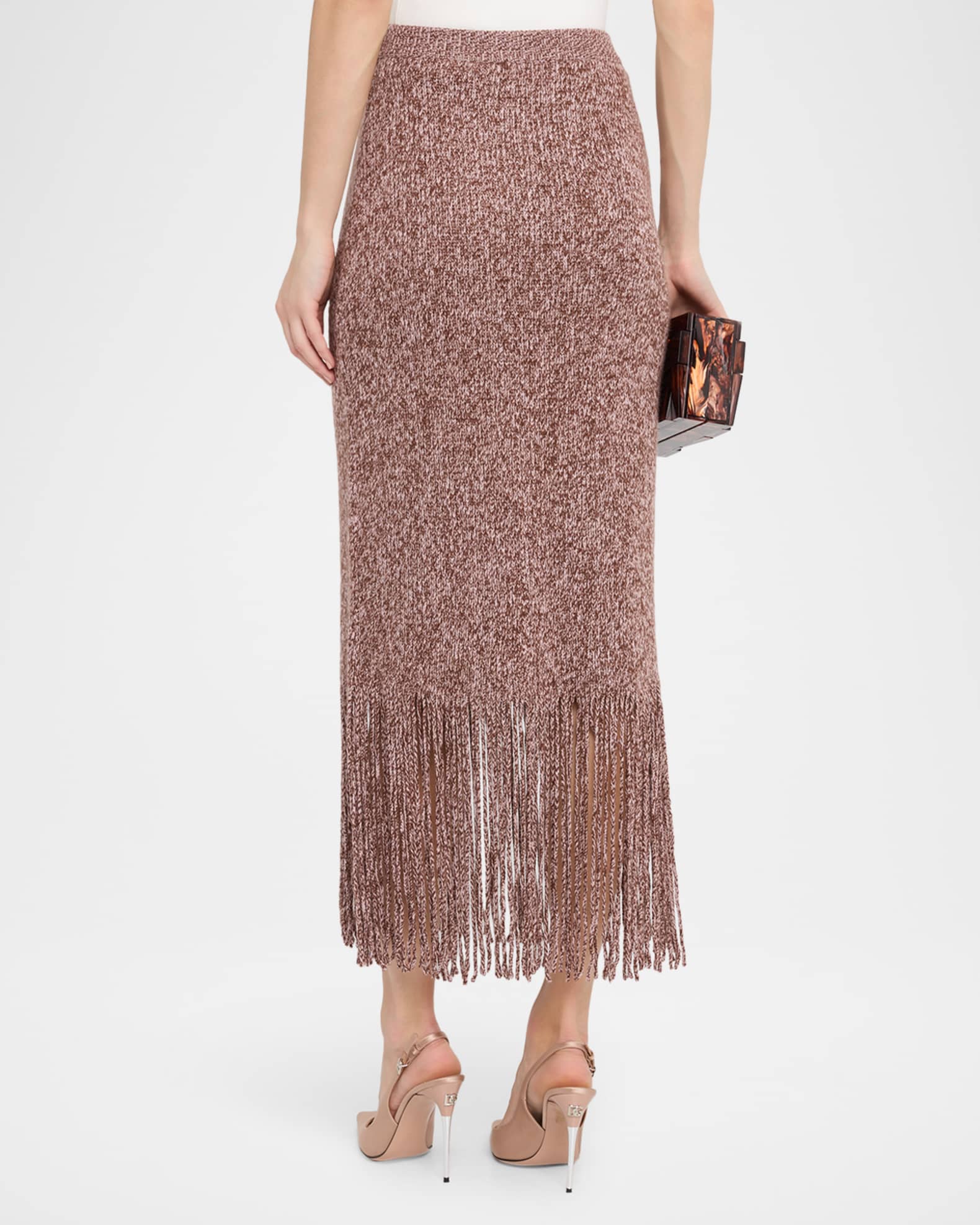 Zimmermann Hypnotic Fringed Midi Skirt | Neiman Marcus