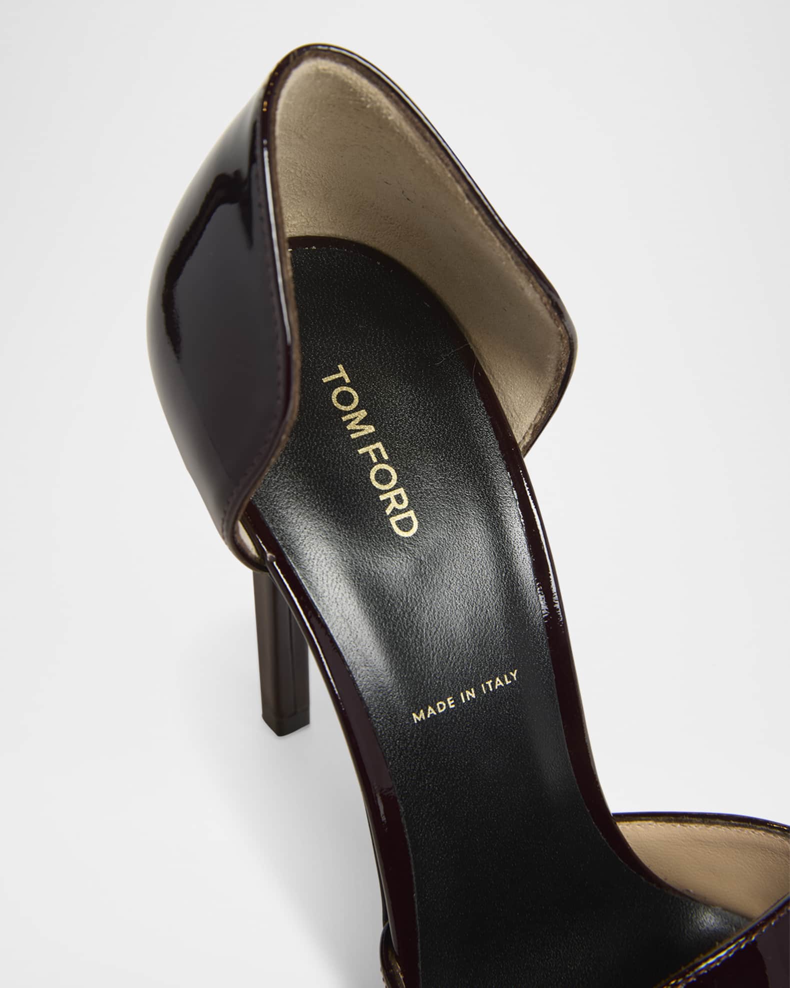 TOM FORD Eva Patent Leather Loafer d'Orsay Pumps | Neiman Marcus