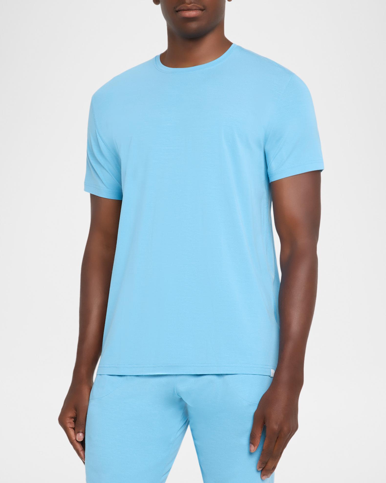 Derek Rose Men's Basel Micro Modal Stretch Crewneck T-Shirt | Neiman Marcus