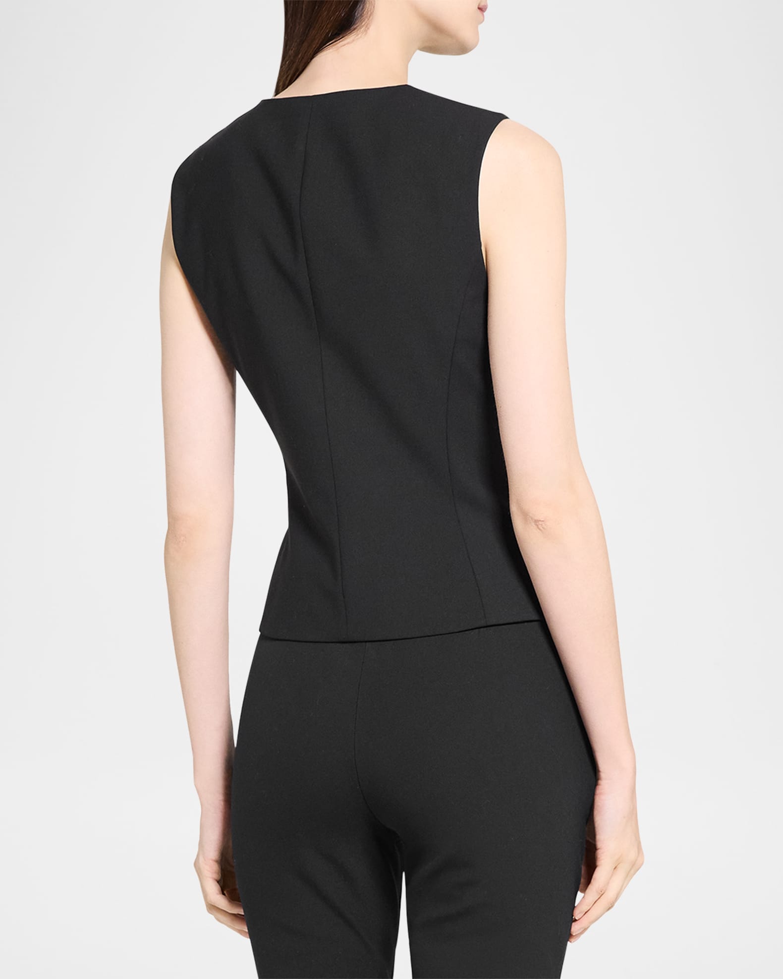 Theory Shrunken Wrap Vest | Neiman Marcus