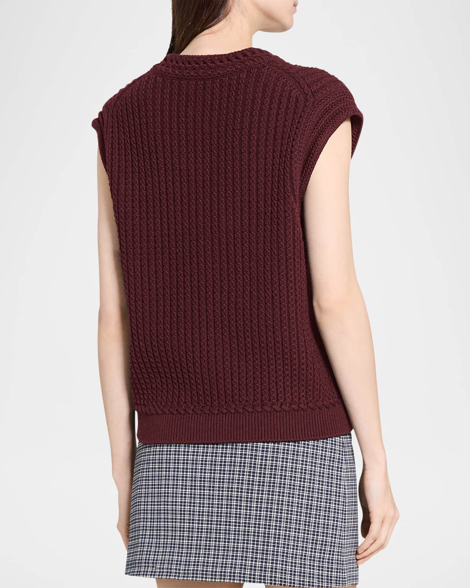 Theory Textured Vest | Neiman Marcus