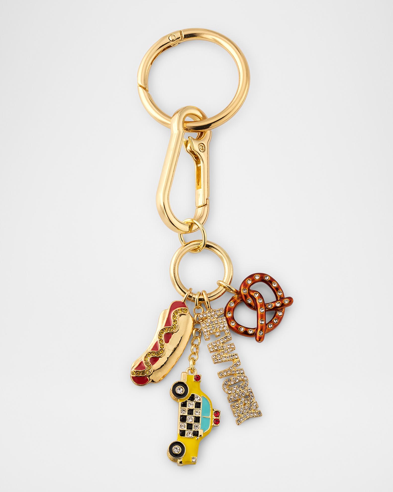 BaubleBar Big Apple Bling Bag Charm | Neiman Marcus