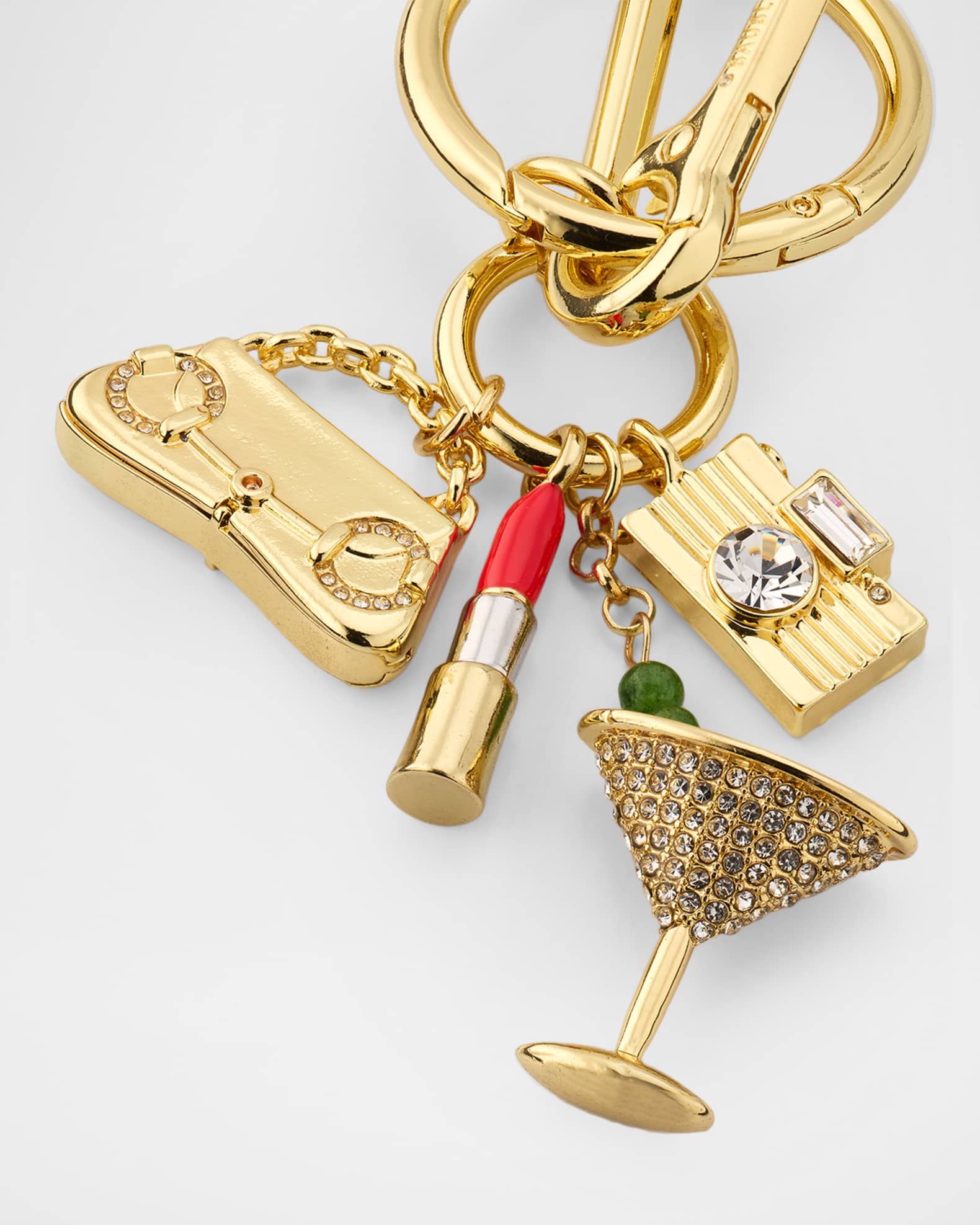 BaubleBar Sip Slay Sparkle Bag Charm | Neiman Marcus