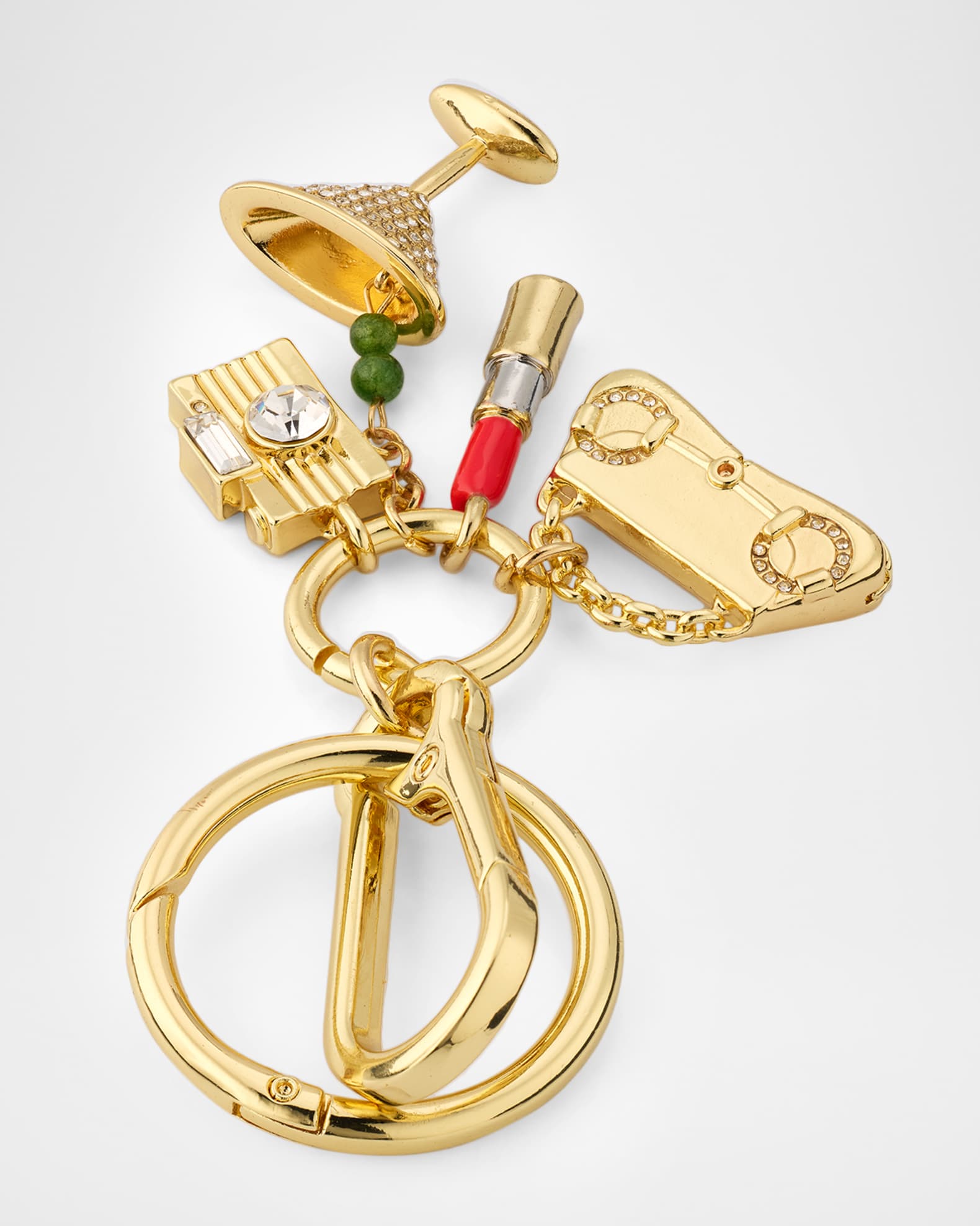 BaubleBar Sip Slay Sparkle Bag Charm | Neiman Marcus