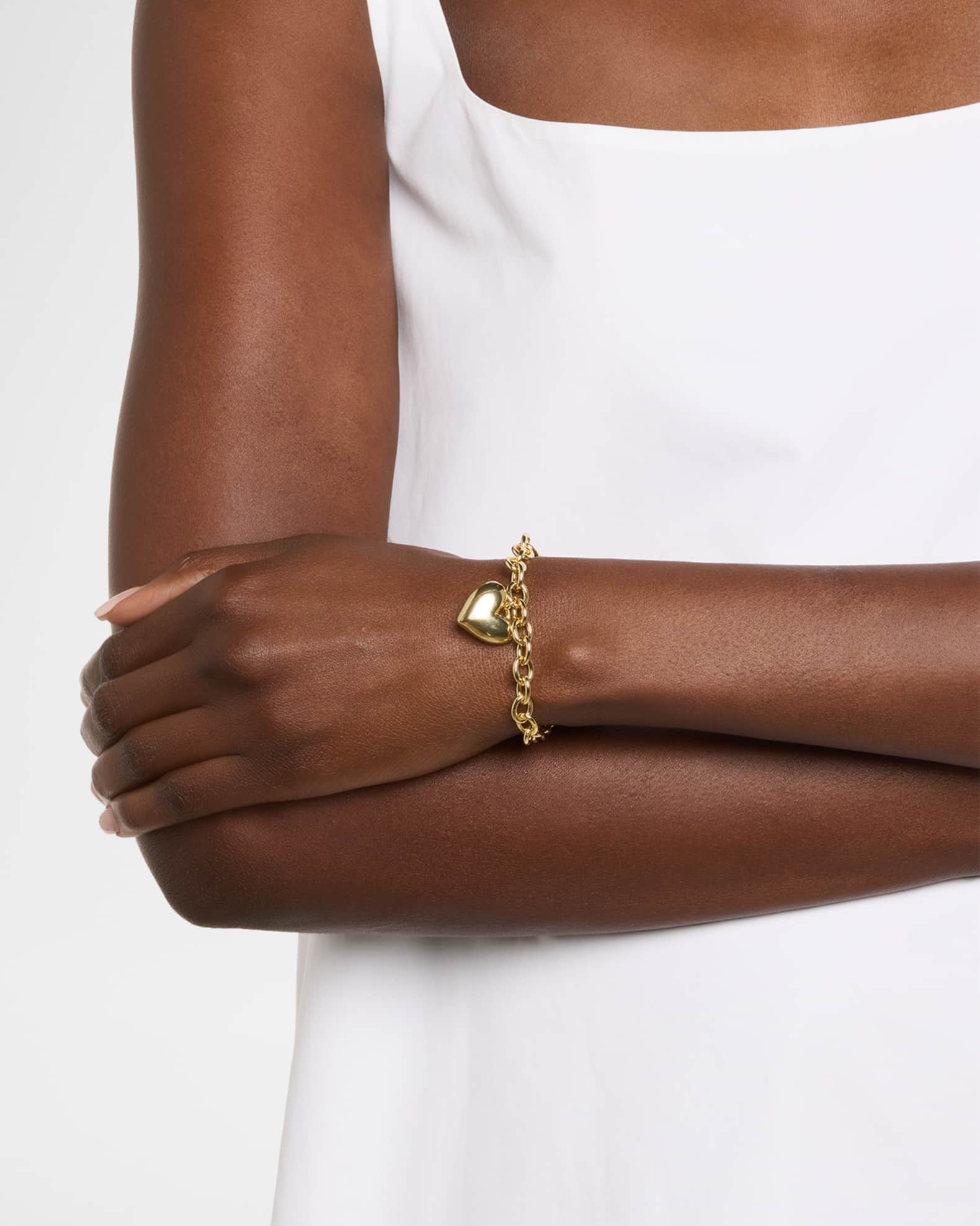 BaubleBar Millie Bubble Heart Bracelet | Neiman Marcus