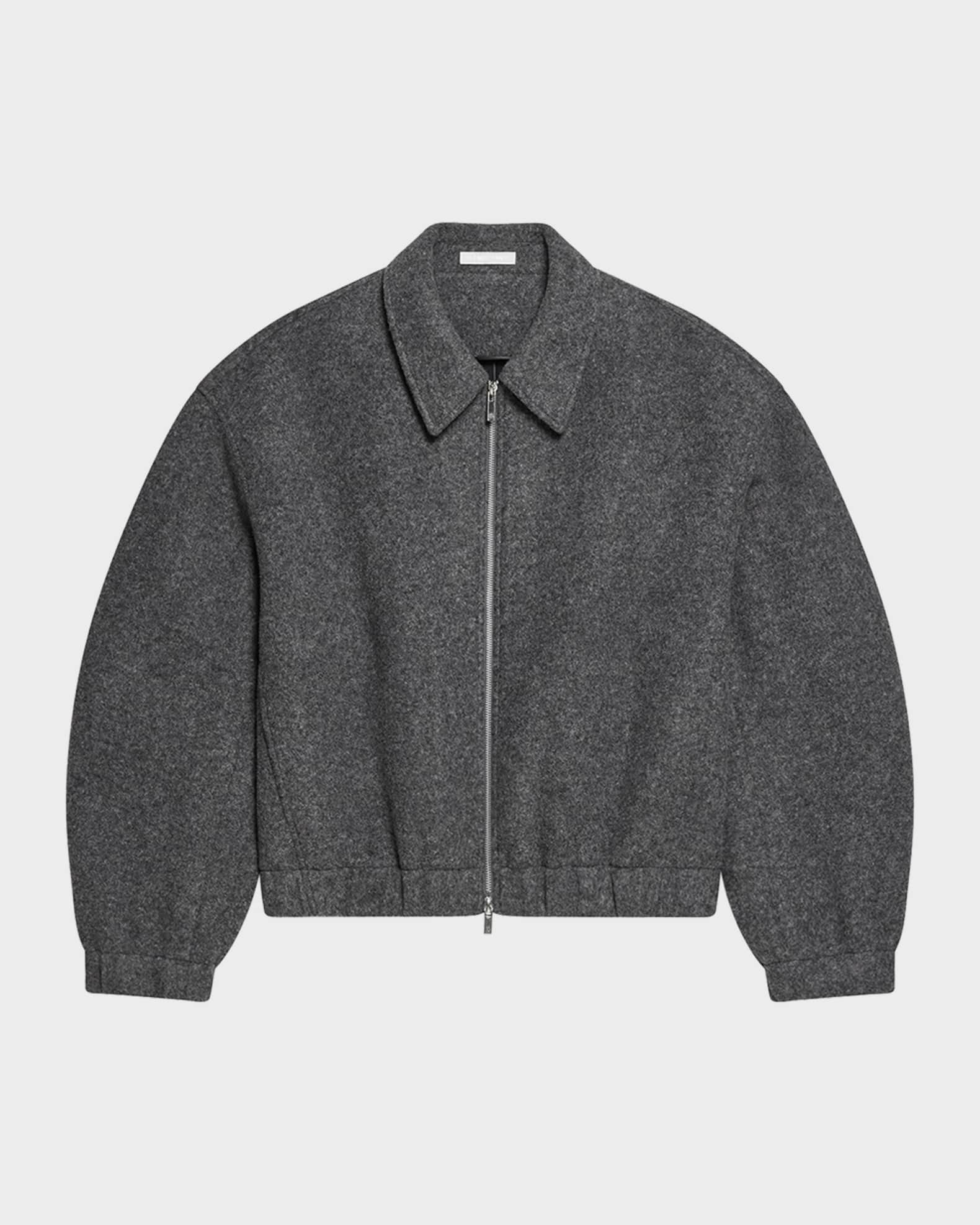 Helmut Lang Men's Wool Bonded Full-Zip Bomber Jacket | Neiman Marcus