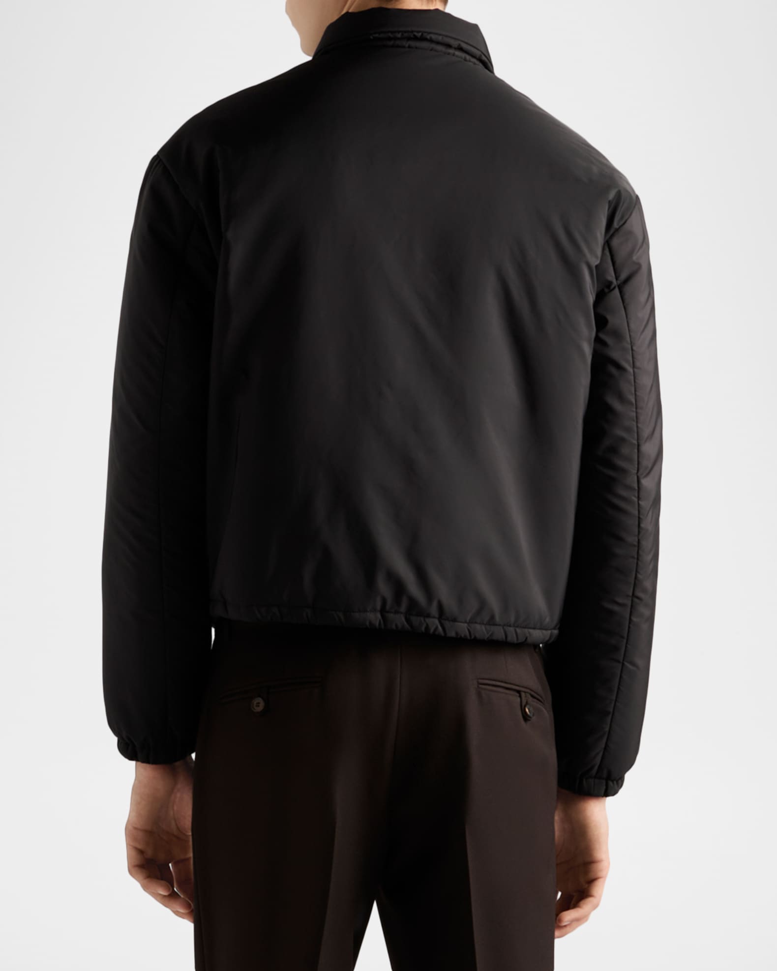 Prada Men's Padded Re-Nylon Jacket | Neiman Marcus