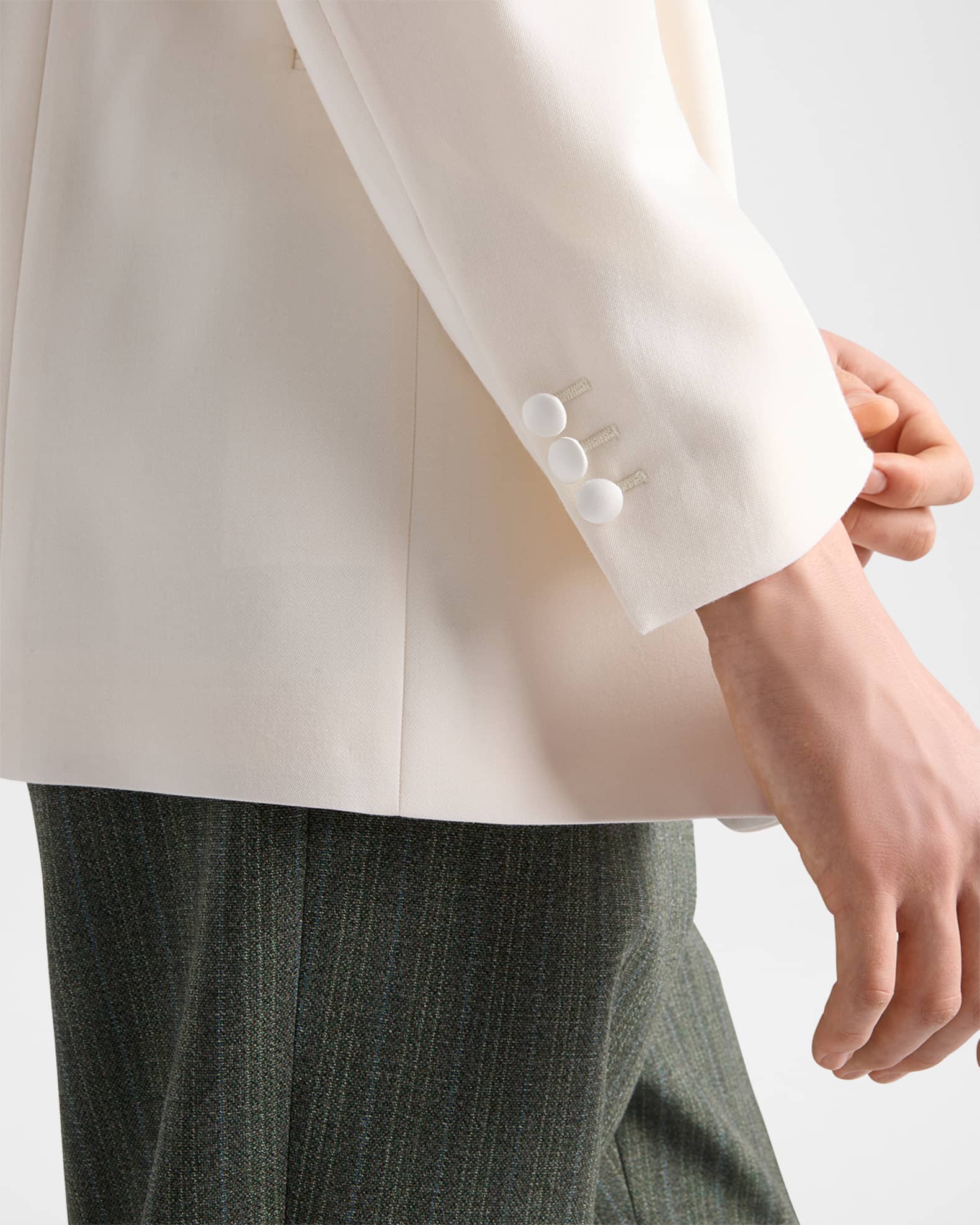 Prada Men's Wool Tuxedo Jacket | Neiman Marcus