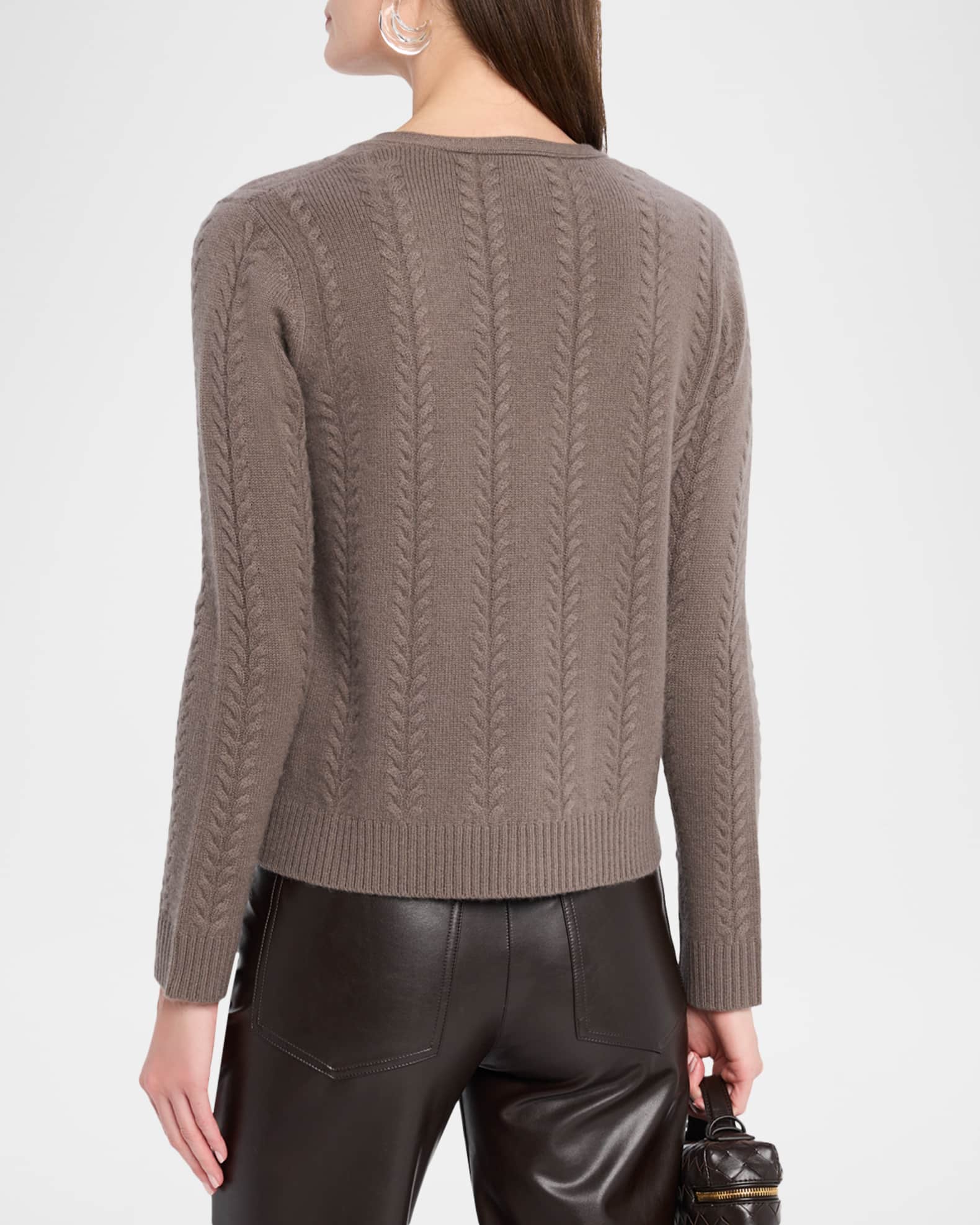 TSE Cashmere Cashmere Cable-Knit Cardigan | Neiman Marcus