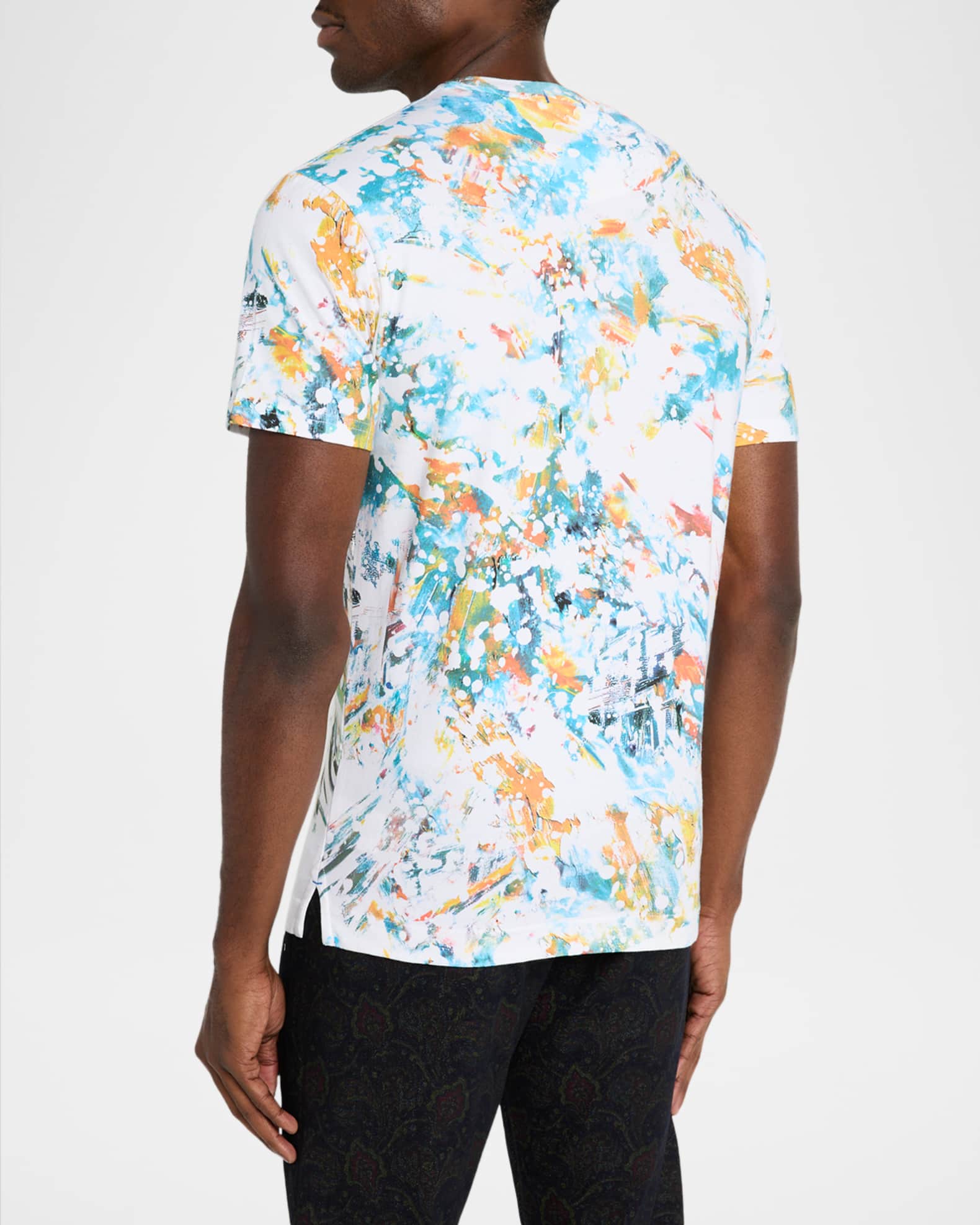 Robert Graham Men's Final Lap Cotton Graphic T-Shirt | Neiman Marcus
