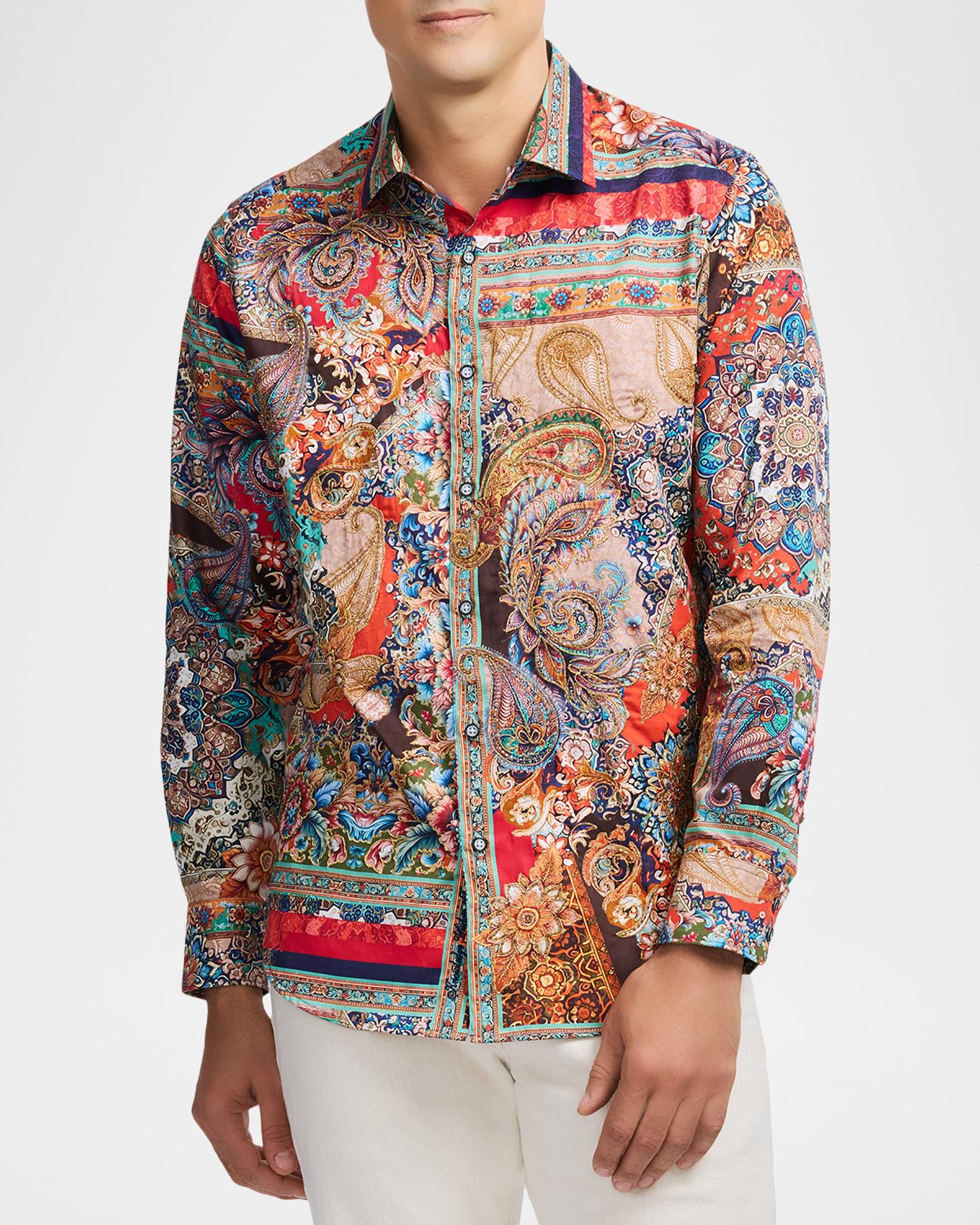 Surprising Paisley Button Down Shirt Photos