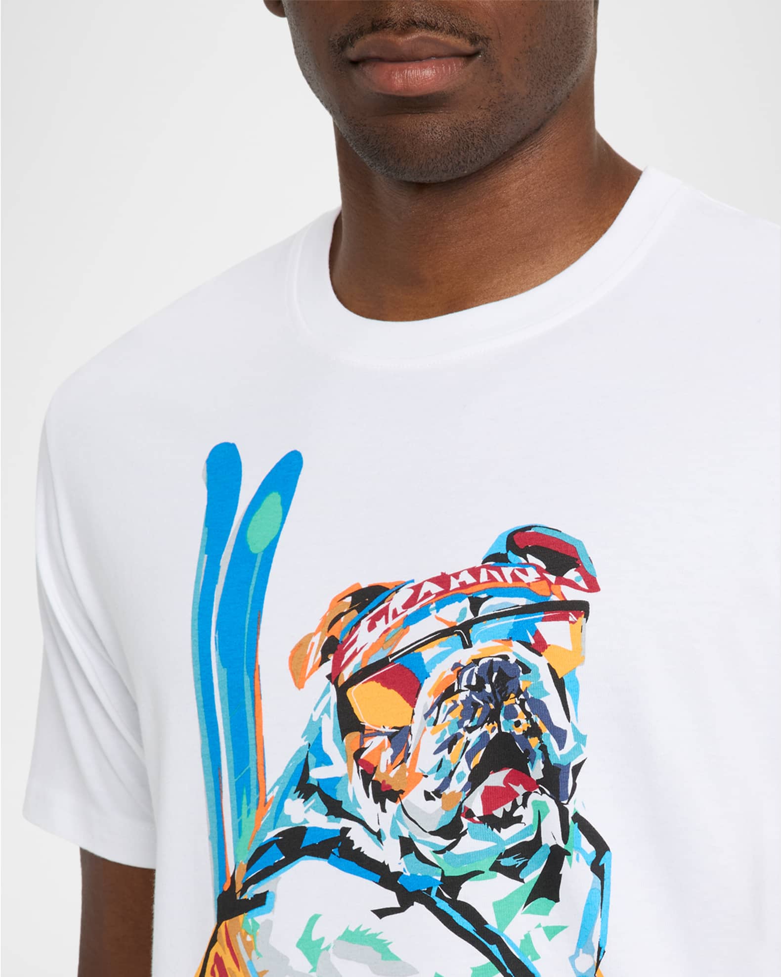 Robert Graham Men's Ski Graham Cotton T-Shirt | Neiman Marcus