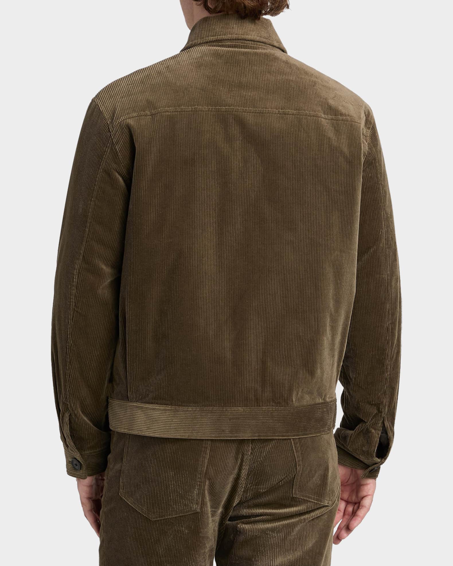 Theory Men's Stretch Corduroy Trucker Jacket | Neiman Marcus