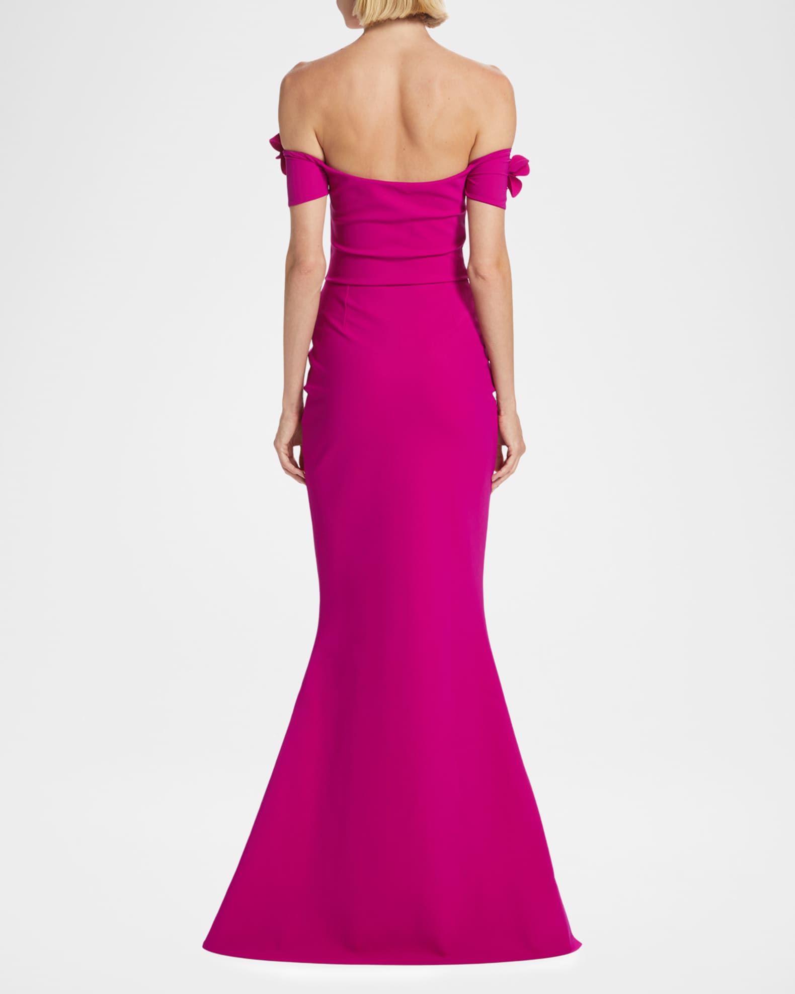 Chiara Boni La Petite Robe Yiana Off-Shoulder Mermaid Gown | Neiman Marcus