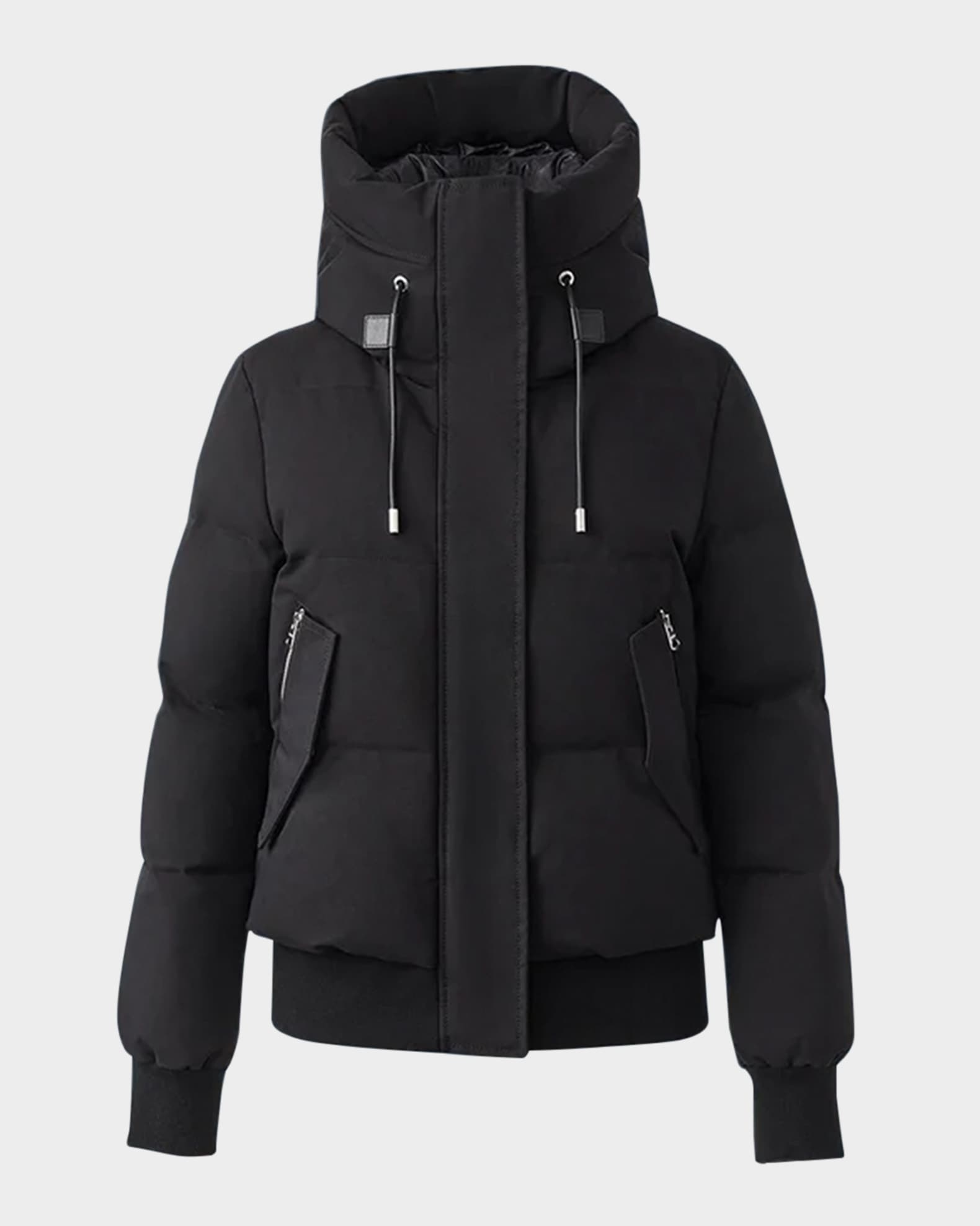 Mackage Nefi-NFZ Down Bomber Jacket with Detachable Hooded Bib | Neiman ...