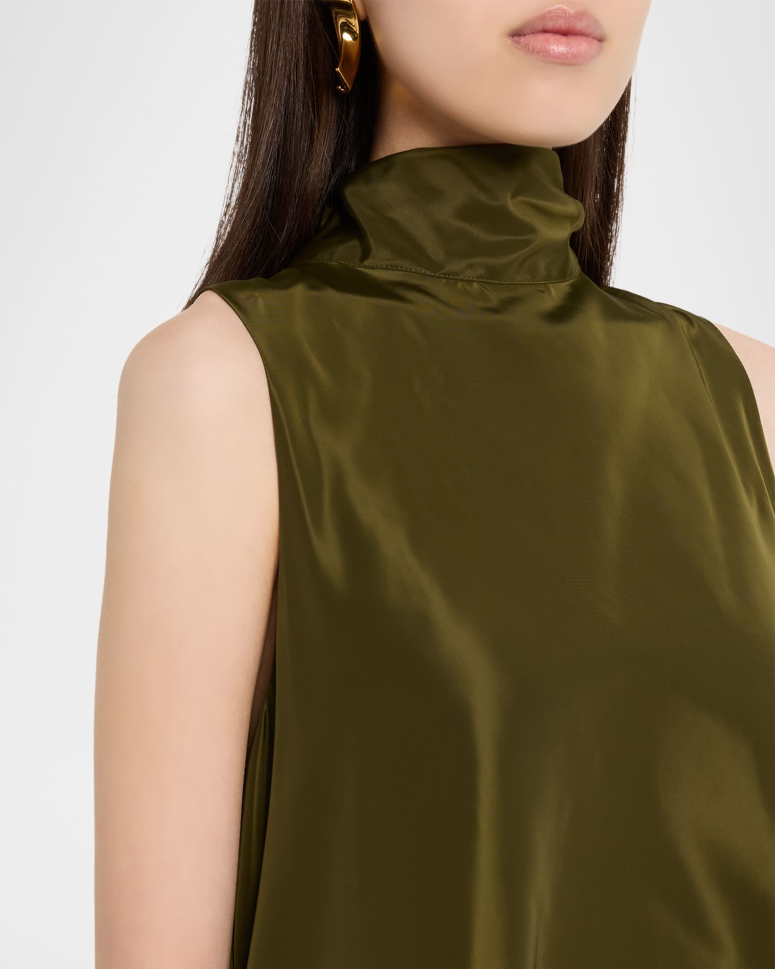 One33 Social Taffeta Ruffle High-Low Gown | Neiman Marcus