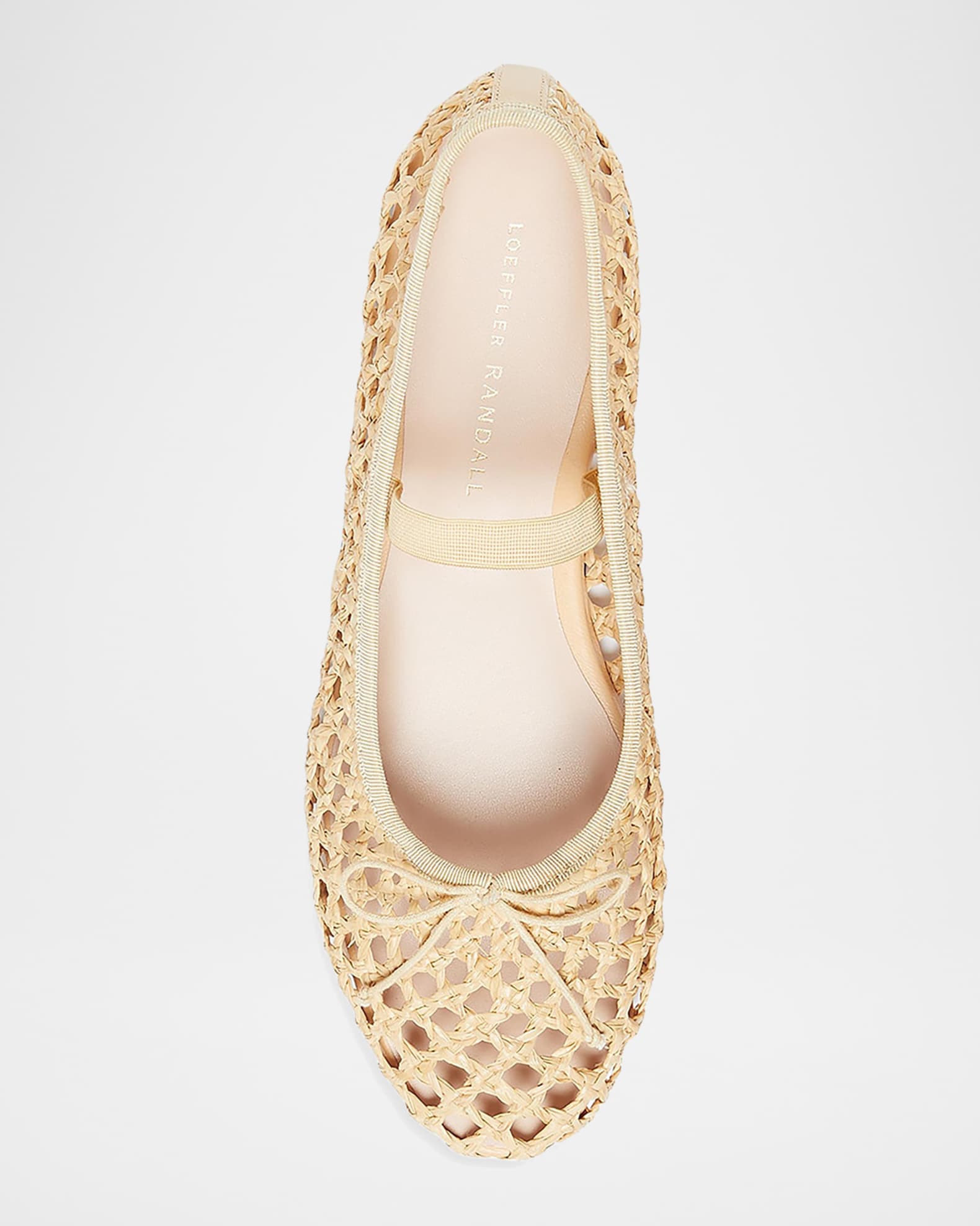 Loeffler Randall Leonie Raffia Ballet Flats | Neiman Marcus