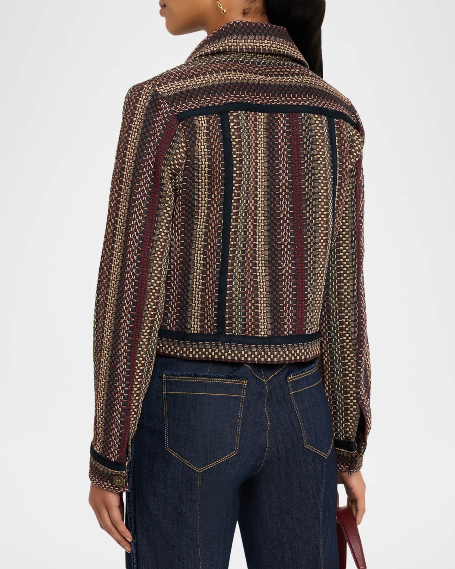 Ramy Brook Julie Textured Tweed Jacket | Neiman Marcus