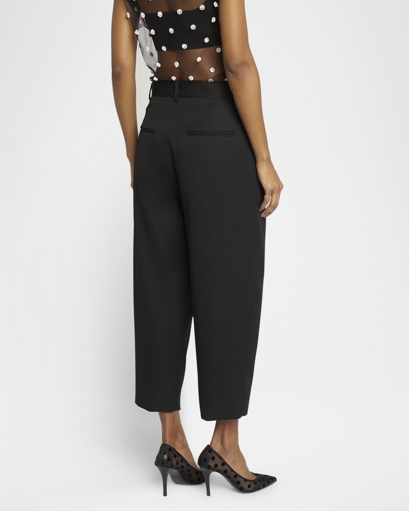 Isabel Marant Janice Pleated Wool Pants | Neiman Marcus